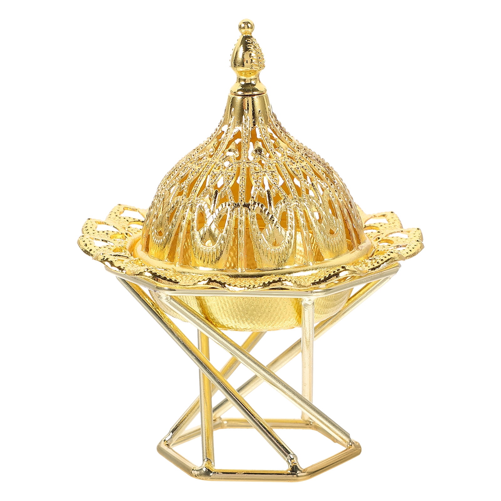 Golden Iron Incense Burner Seat for Decoration Ideal Aromatherapy ...