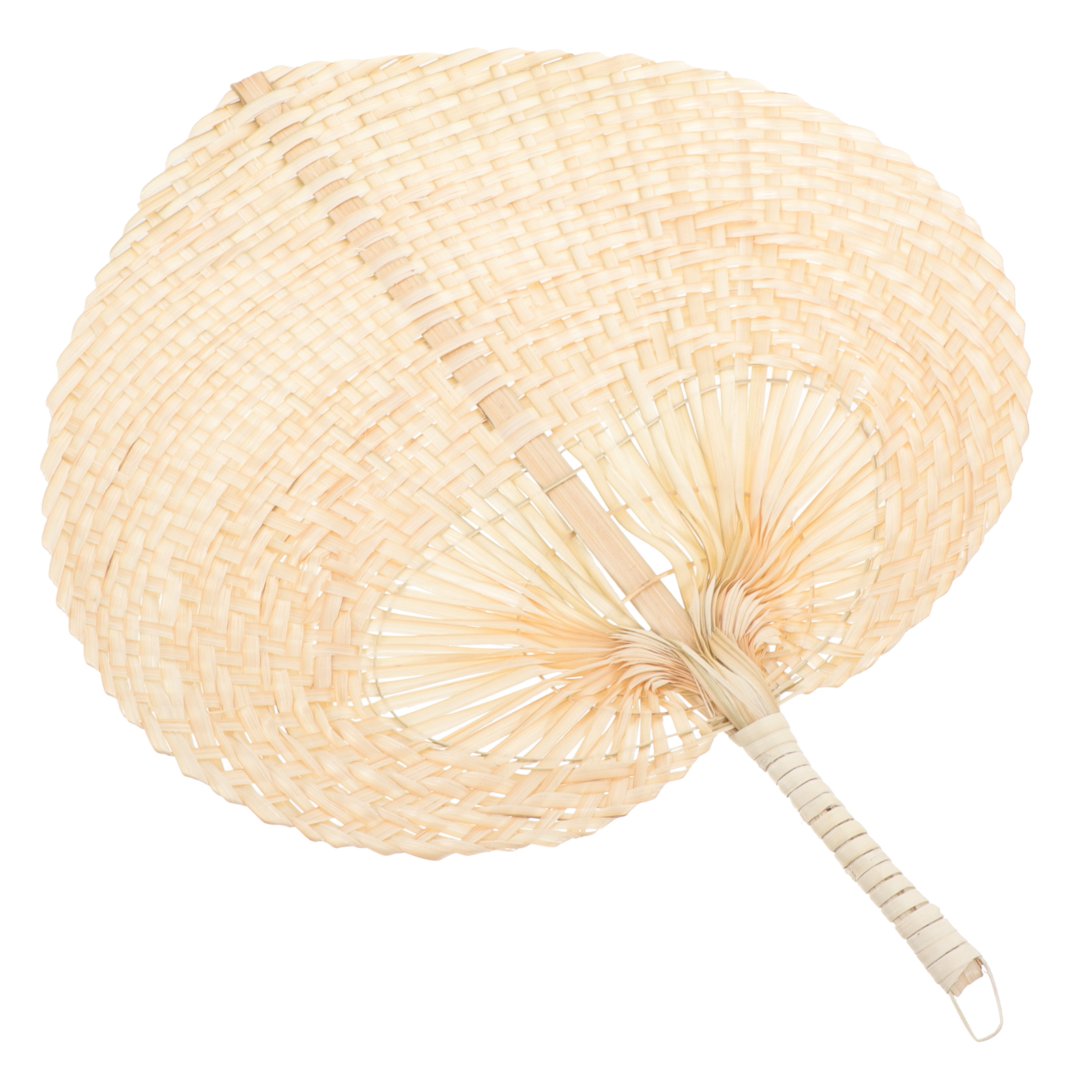 unbranded Cattail Fan Barbecue Fan Decorative Fan Child Bride 39.5x30cm ...