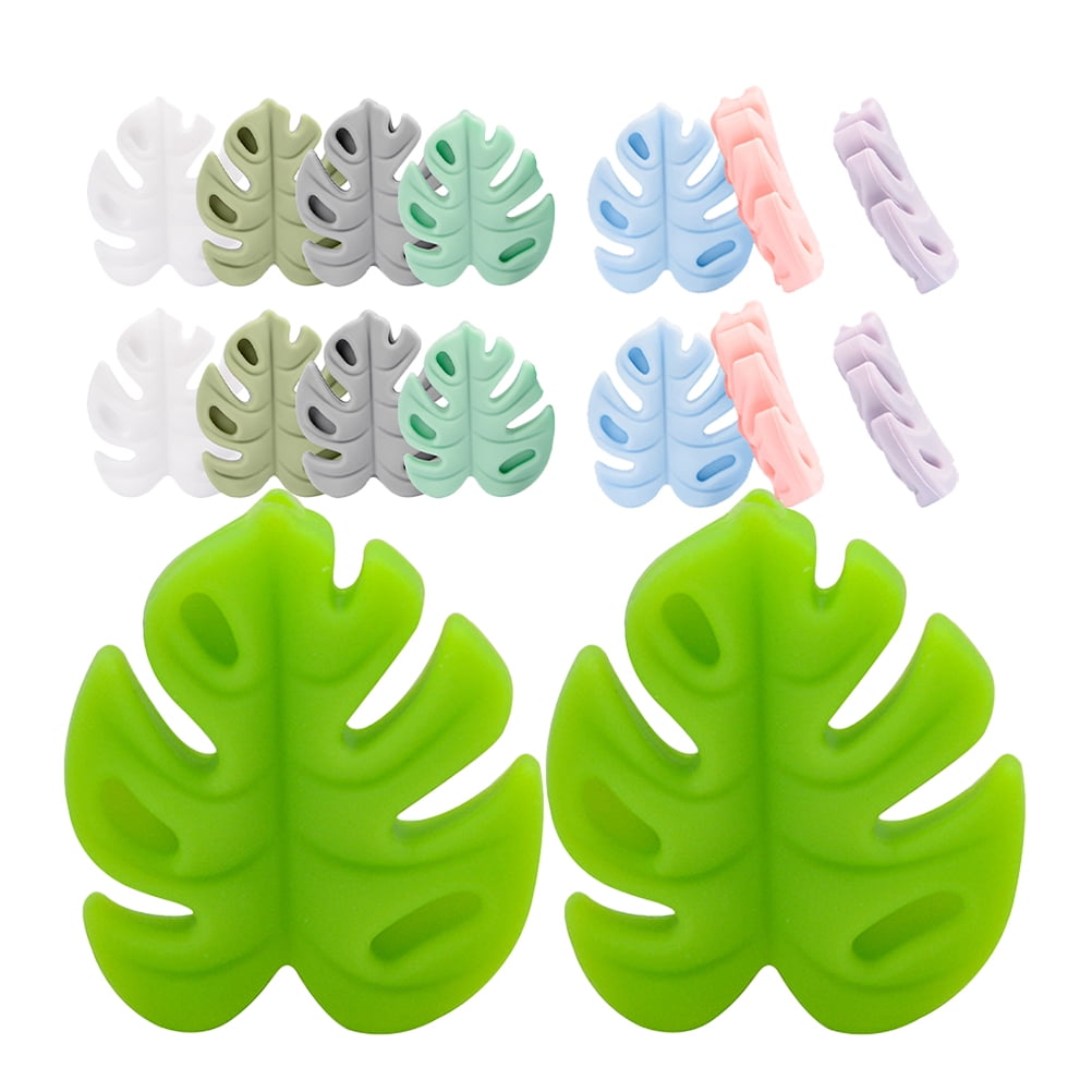 Milisten Silicone Knitting Needle Tips Covers Assorted Color 16Pcs for ...