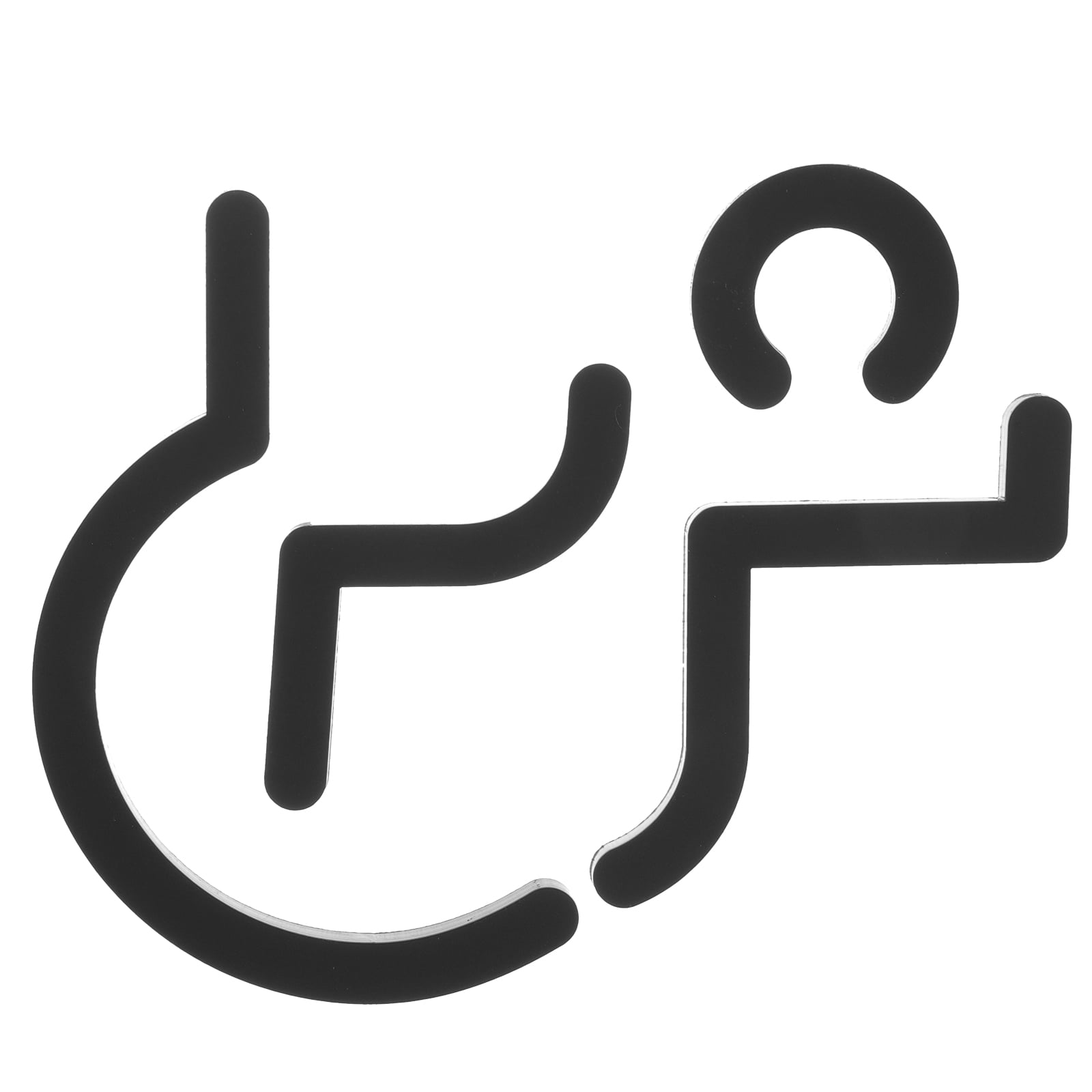 unbranded Bathroom Soap Dispenser Accessible Restroom Signage - Walmart.com