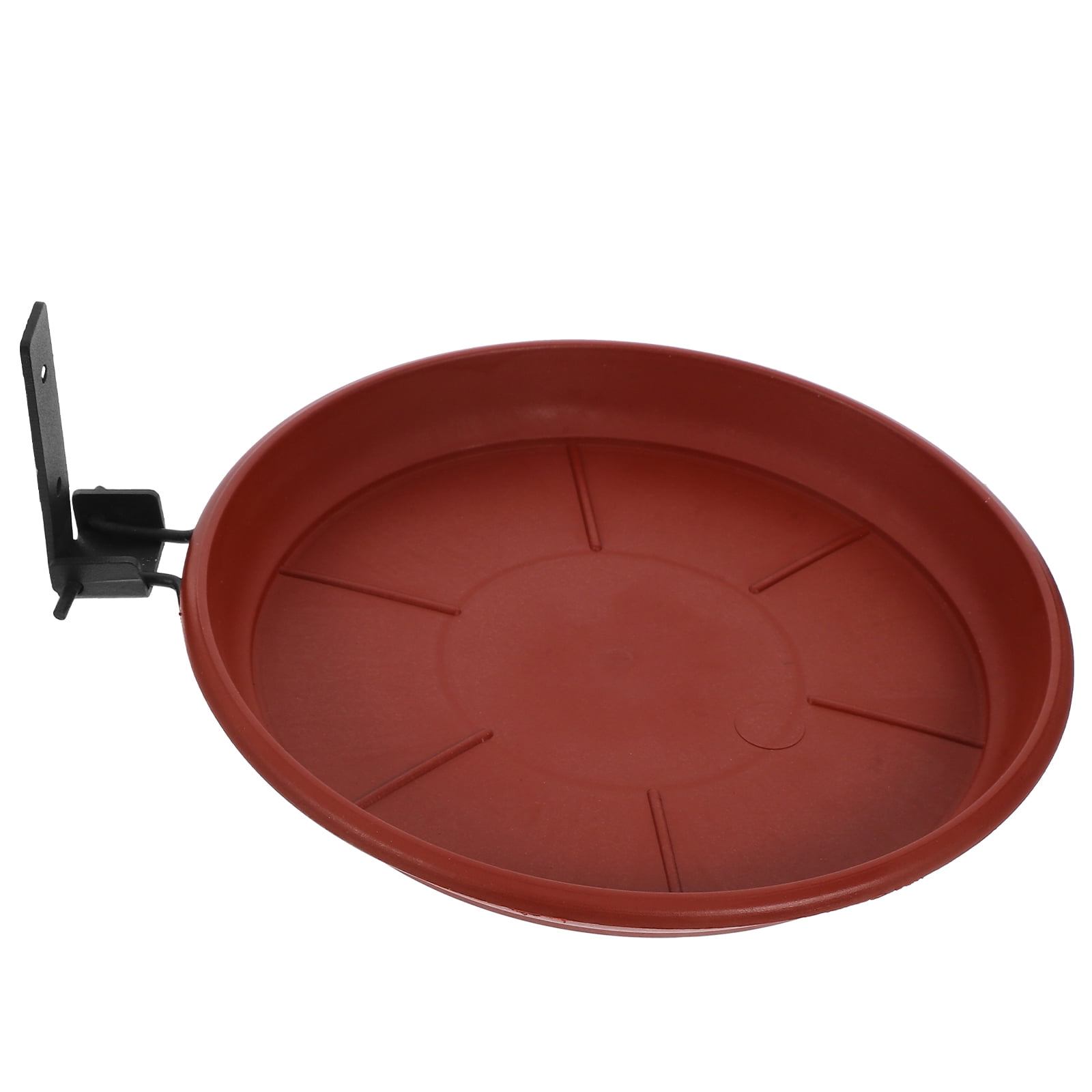 Brown ABS Bird Feeder and Bath Tray for Balcony Railings Easy ...