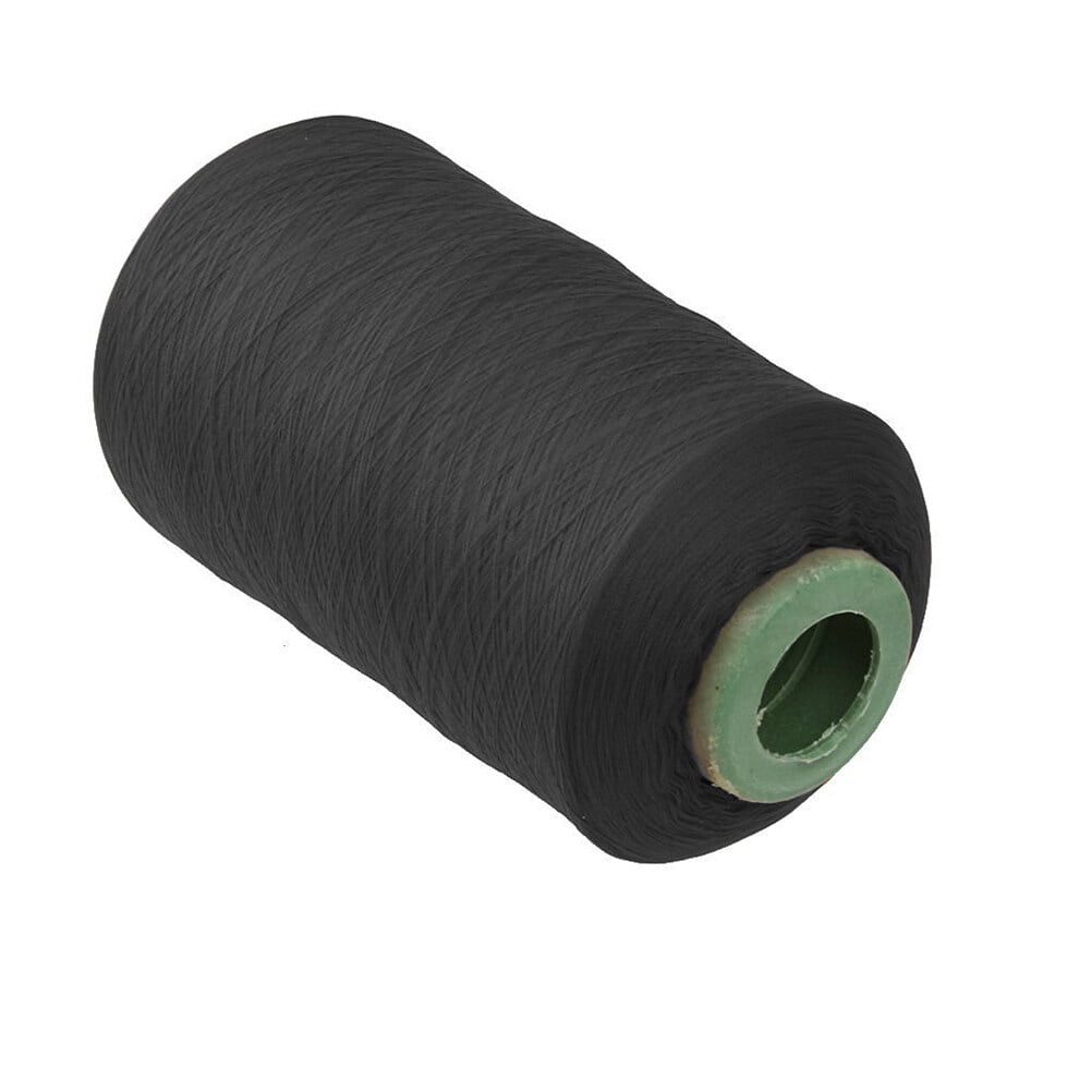 unbranded Black Sewing Thread Braided Cotton Rope Spool of Garment ...