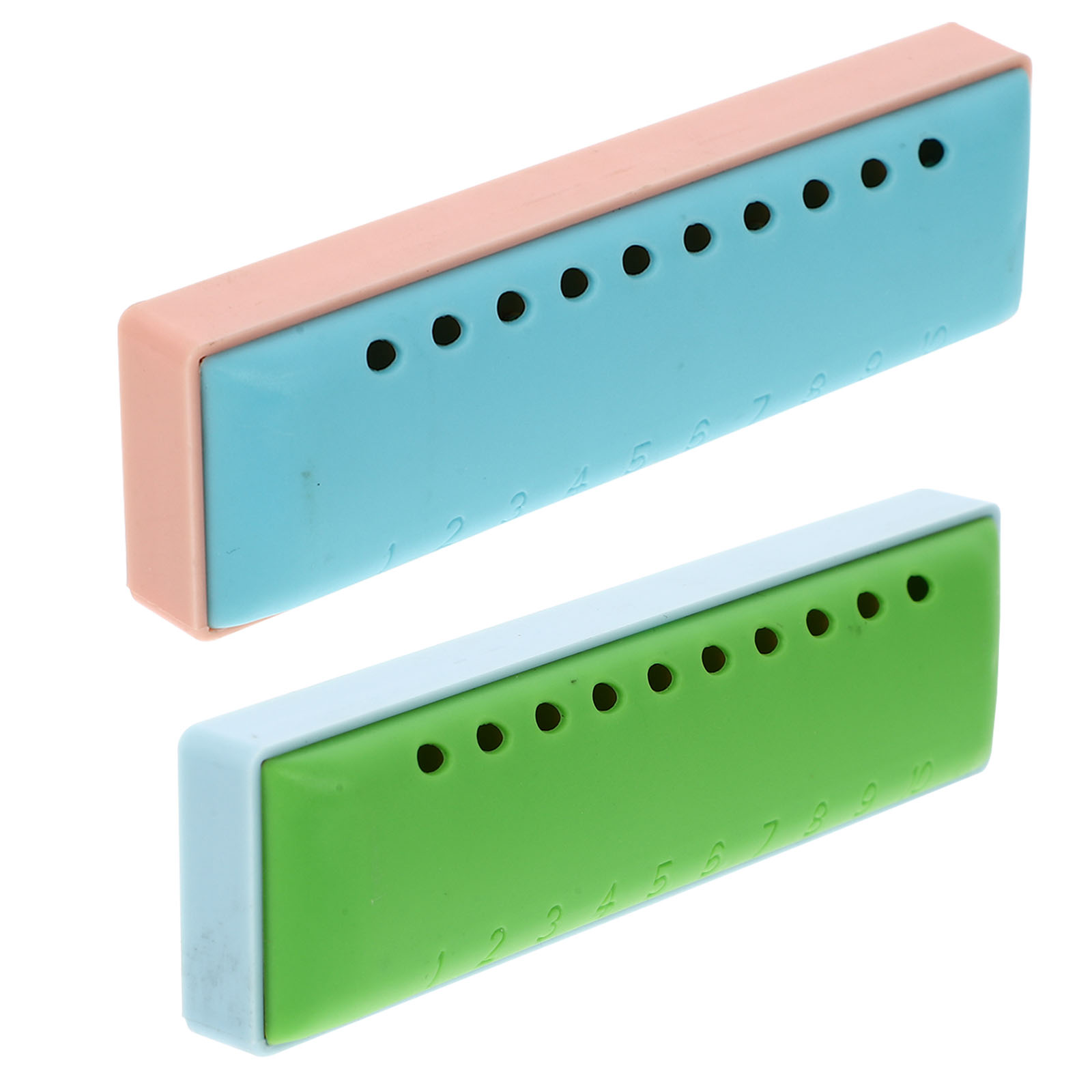 unbranded Blues Harmonica Chromatic Mini Instrument for Travel with ...