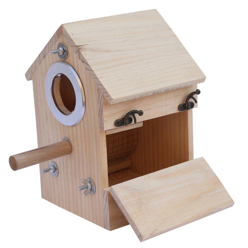 unbranded Breeding Wooden Nest Breeding Case for Bird Random Package of ...