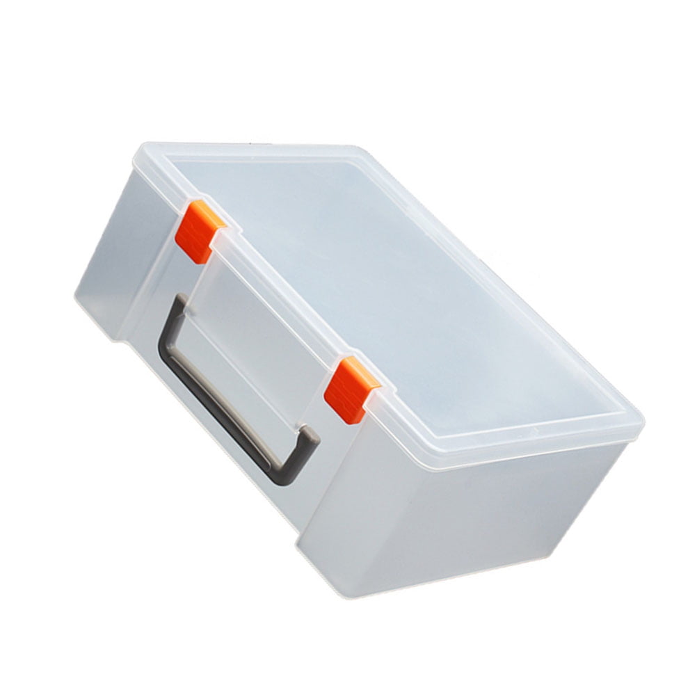 unbranded Transparent Storage Container Handheld Plastic Case Bins ...