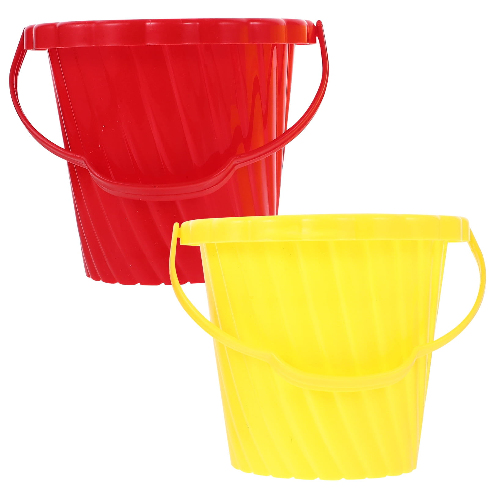 unbranded Plastic Beach Bucket Mini Buckets Outdoor Play - Walmart.com