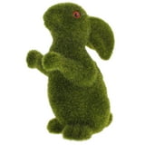 unbranded Bunny Decor Easter Artificial Flocking Rabbit Figurine ...