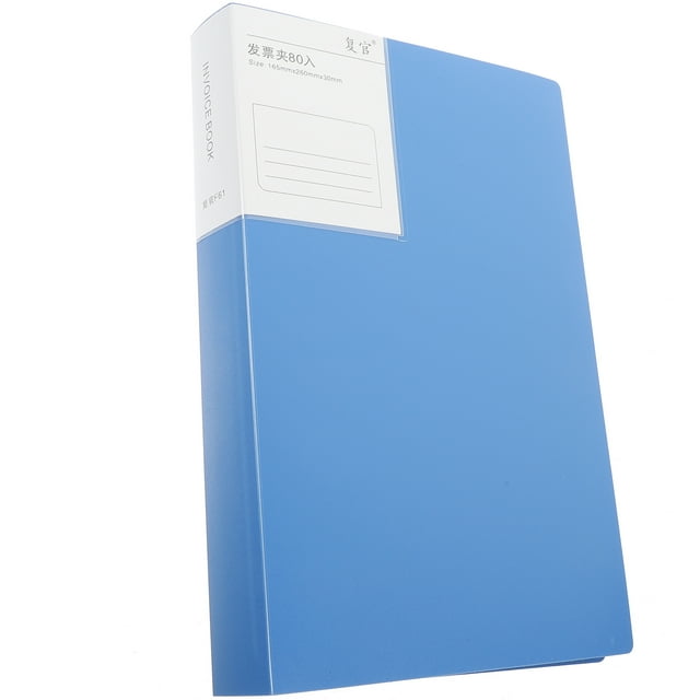 unbranded Business Checkbook Binder Plastic Invoice Album Office Bill ...