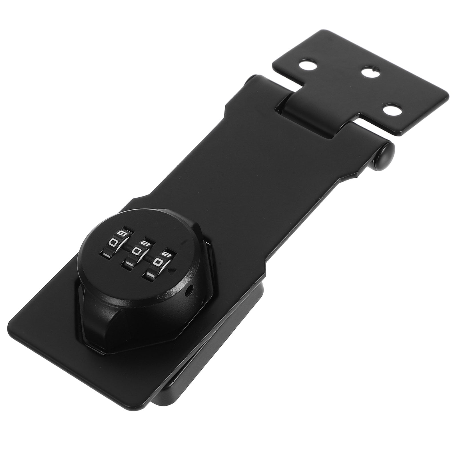 LITINKIMI Cabinet Password Hasp Lock Black 1Set 5.4X1.9X0.08In ...