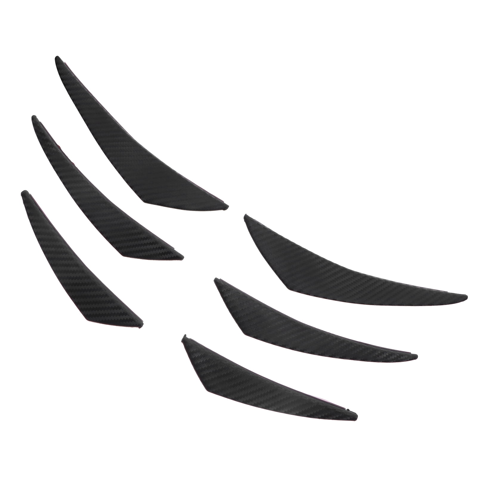 unbranded Car Blind Mirror Front Bumper Spoiler Diffuser Fin Sticker ...