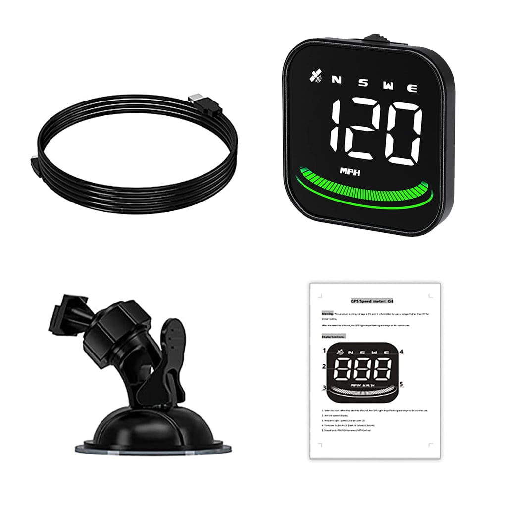 chidgrass Car Front HUD Accurate Digital Speedometer Odometer Drive ...