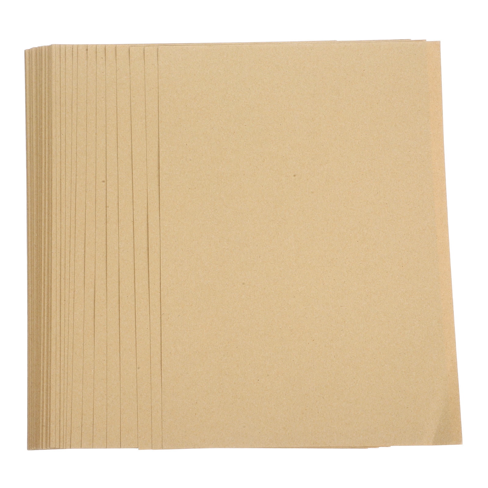 TABLZONE Khaki Kraft Paper Cardstock Sheets, A4 Size 100 Pack for ...