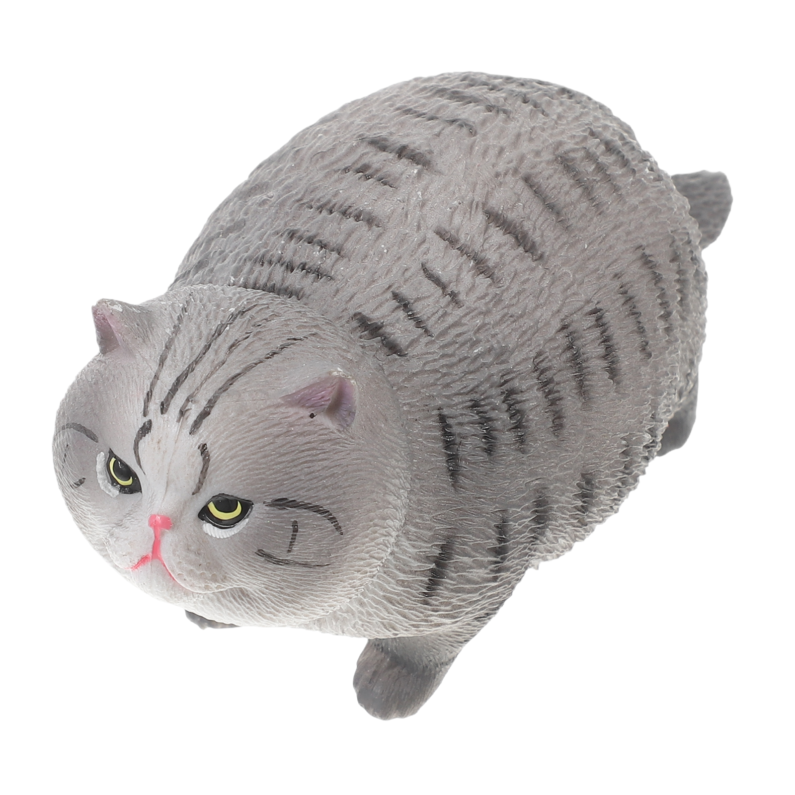 unbranded Cartoon Cat Statue Tabletop Animal Decoration Cat Model Decor ...