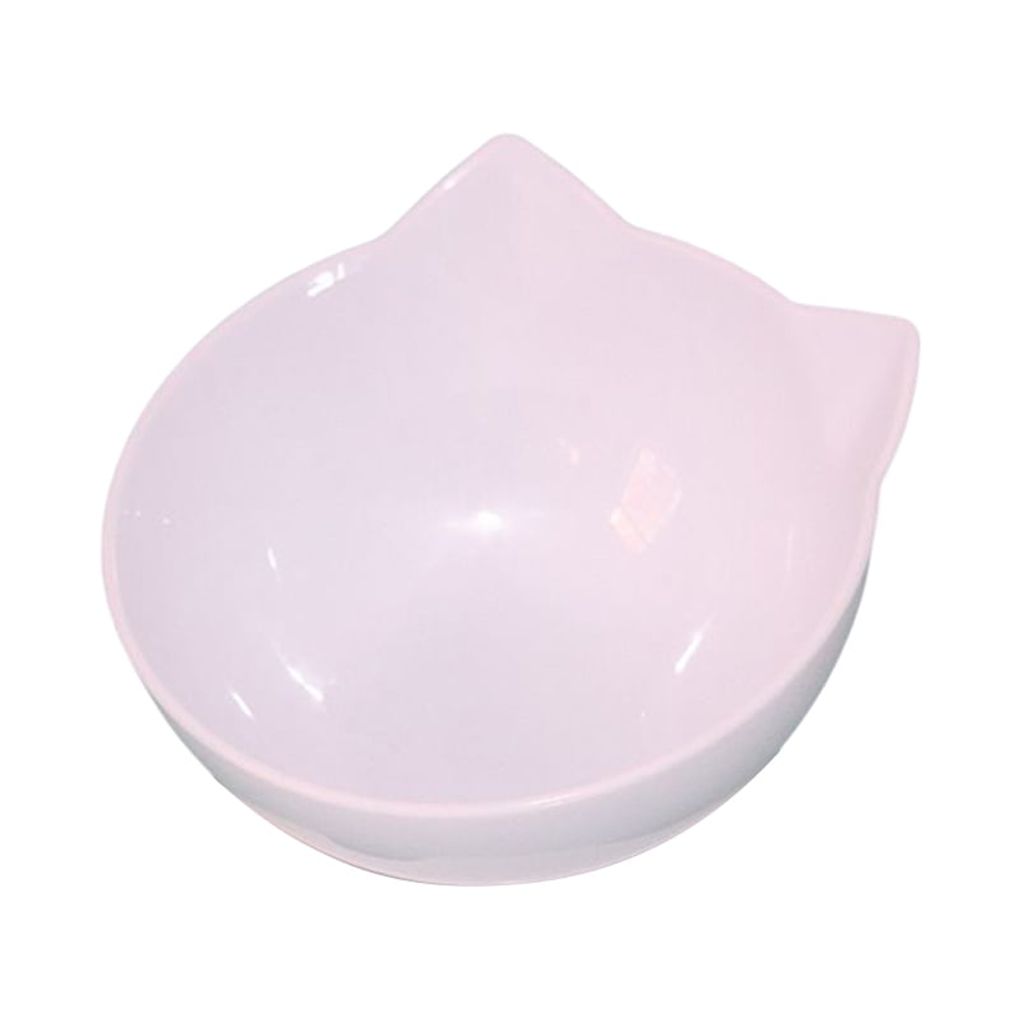 chidgrass Cat Anti-tip Raised Stand Feeding Single Bowl Plastic Food ...