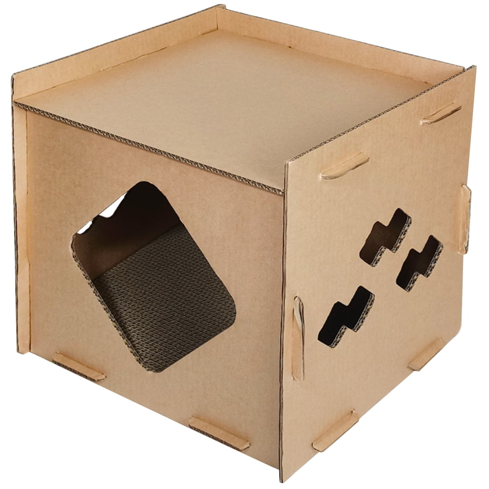 unbranded Cat Cubes for Indoor Cats Corrugated Scratching Post ...