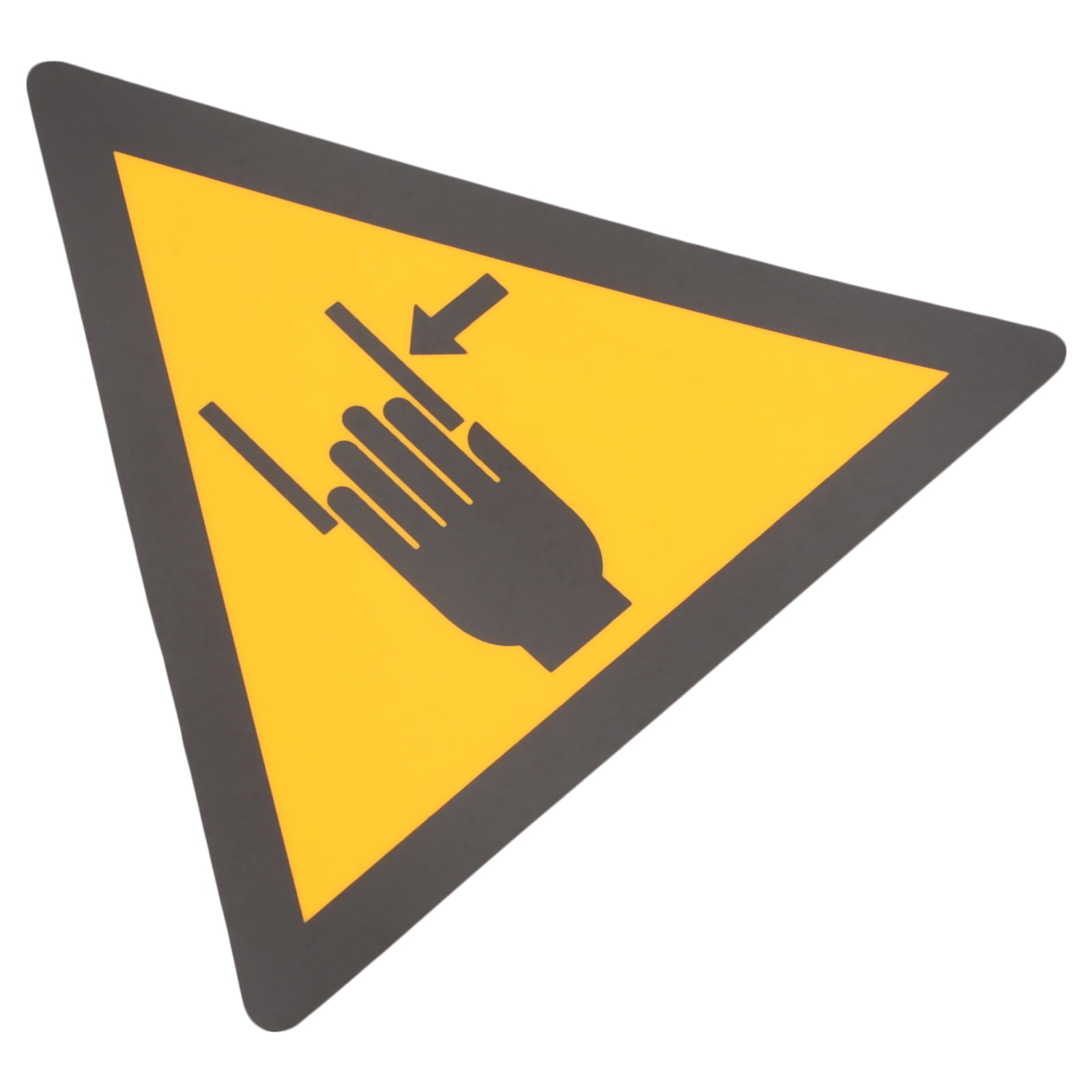 unbranded Caution Decal Hand Crushing Sticker Hand Safety Warning Decal ...
