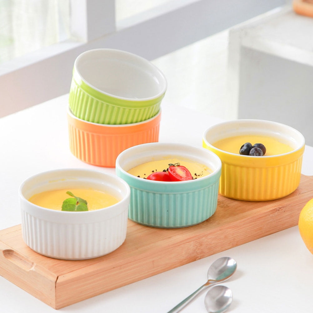 UPOUART Ramekin Ceramic Small Dessert Bowls Kitchenware Restaurant Use ...