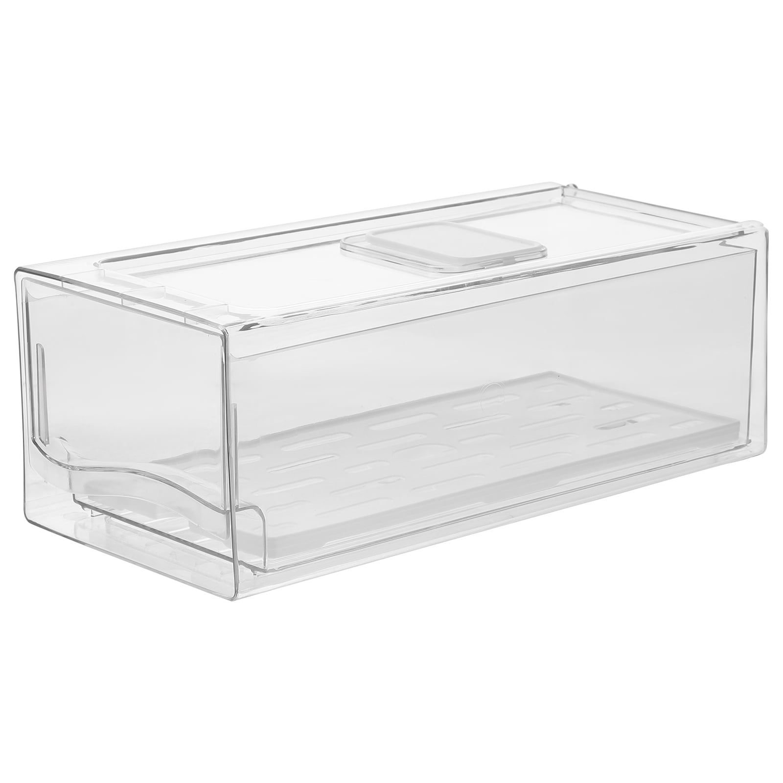 Houderco Fridge Organizer Drawers Clear Plastic 1Pcs 11.8x5.5in ...