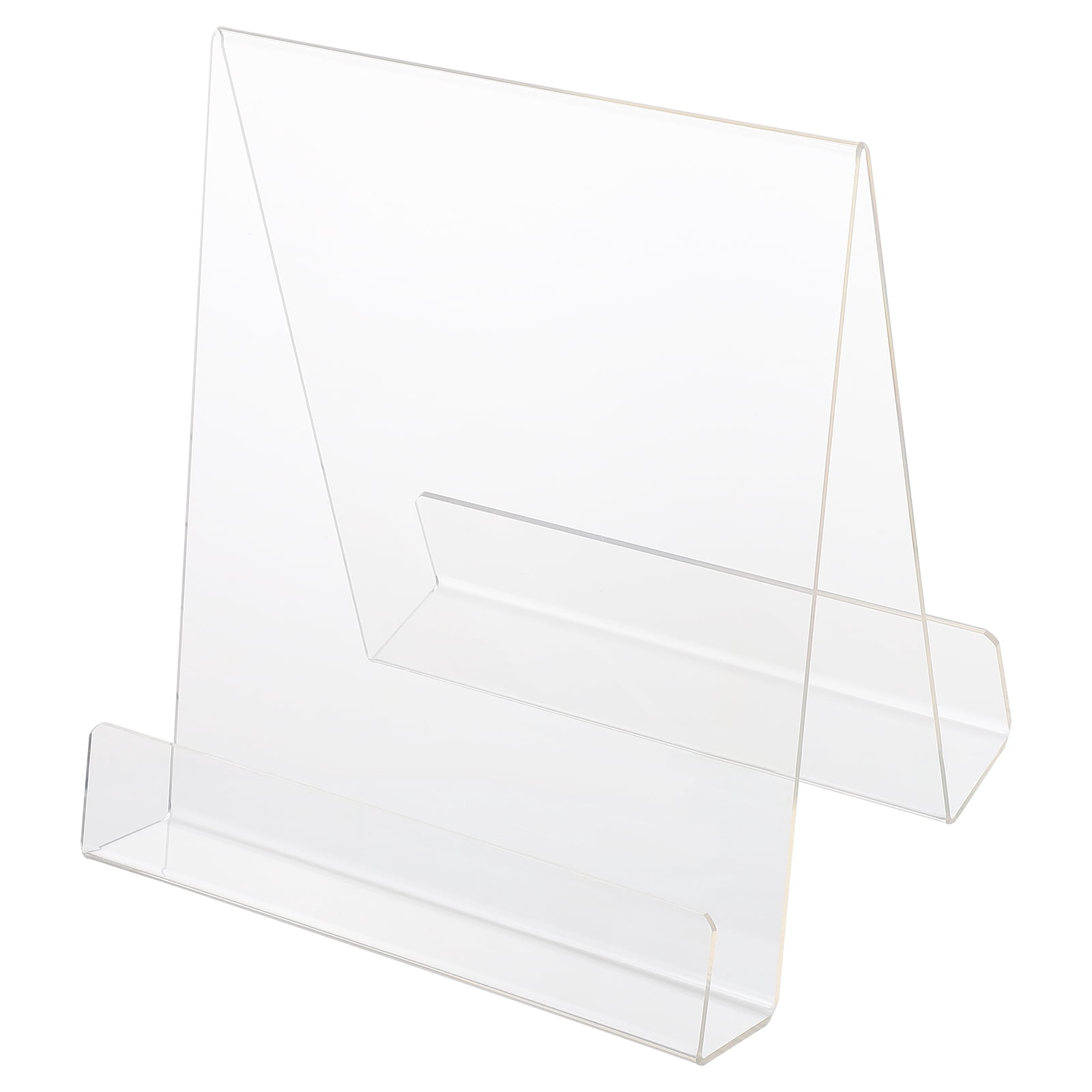 unbranded Clear Book Desktop Display Bookends Acrylic Affordable Holder ...