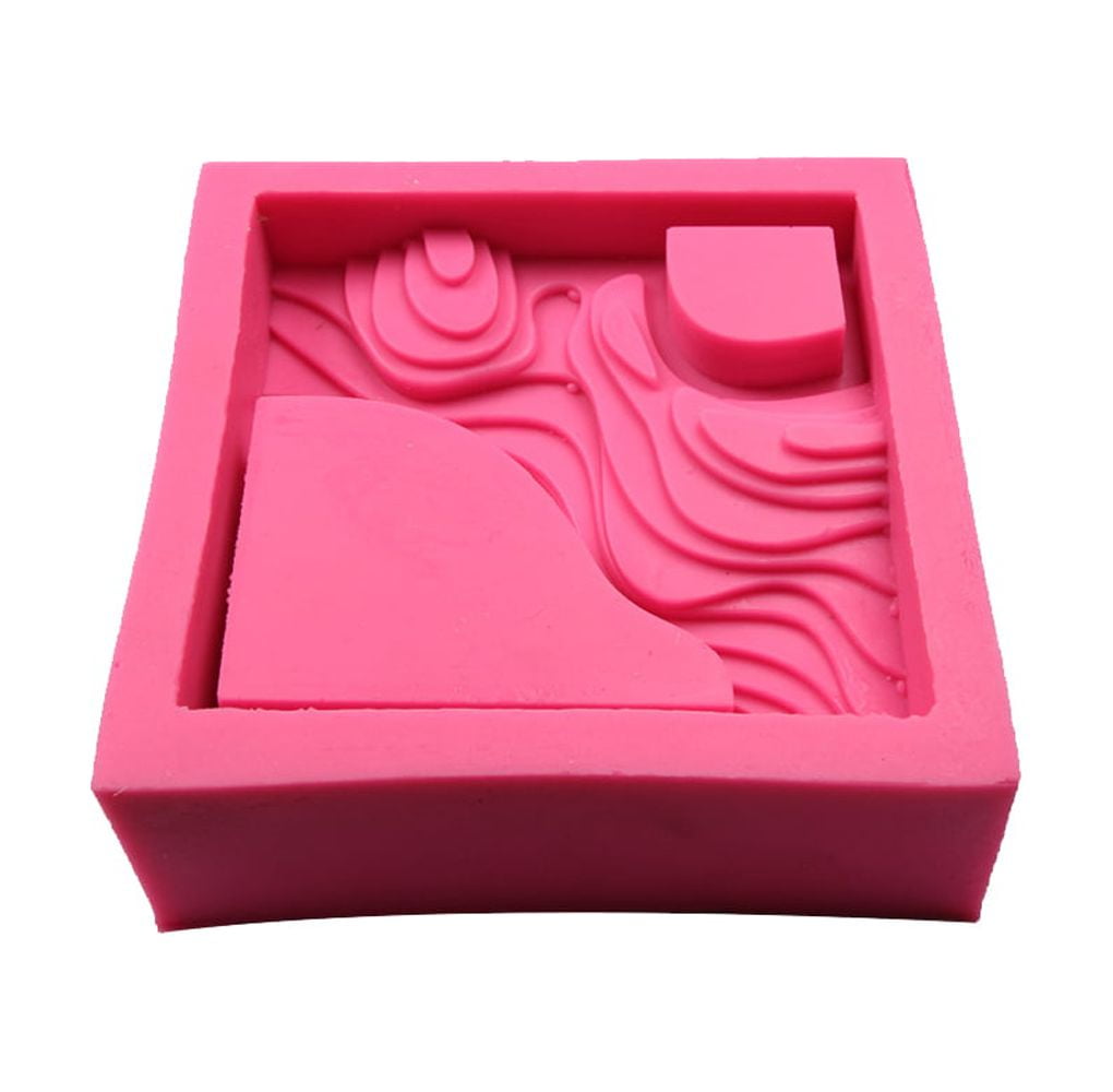 chidgrass Concrete Decor Molds Pliable Soft Reusable Self Assembly ...