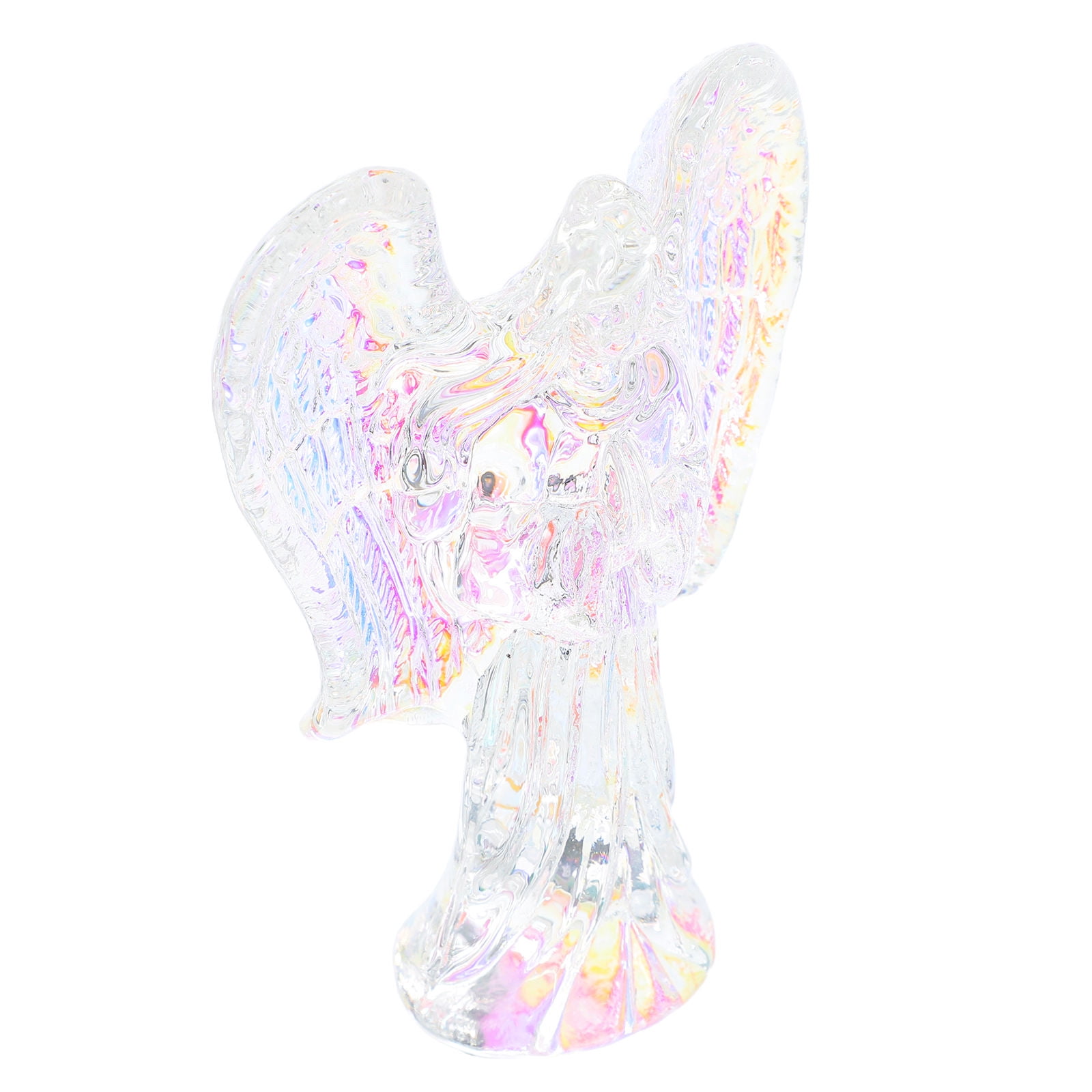 unbranded Crystal Angel Decor Angels Guardian Sculpture Glass Wings ...