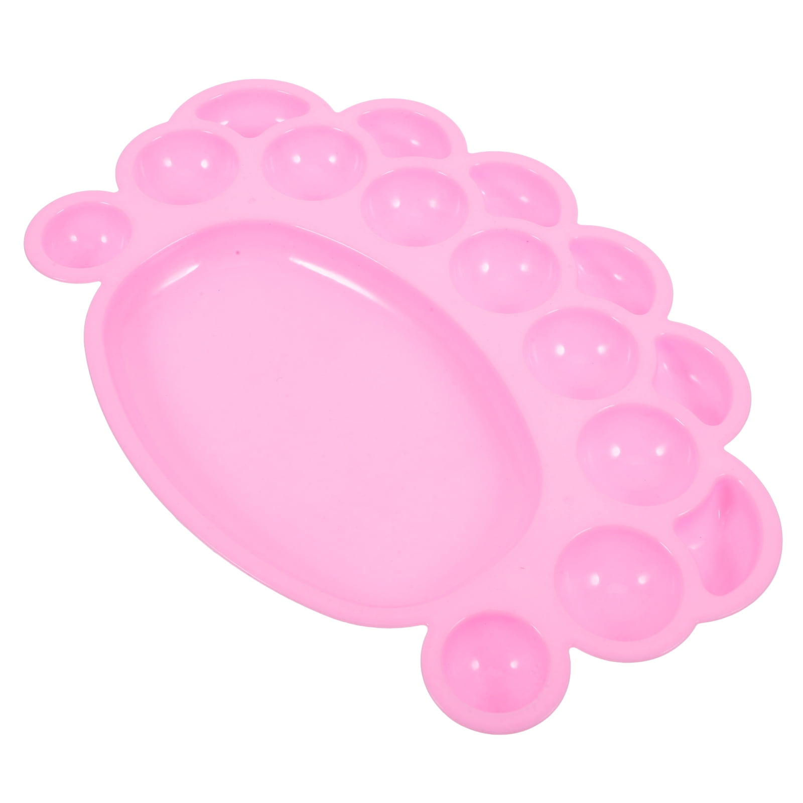 unbranded Cute Footprint Design Paint Palette for Kids - Plastic Artist ...