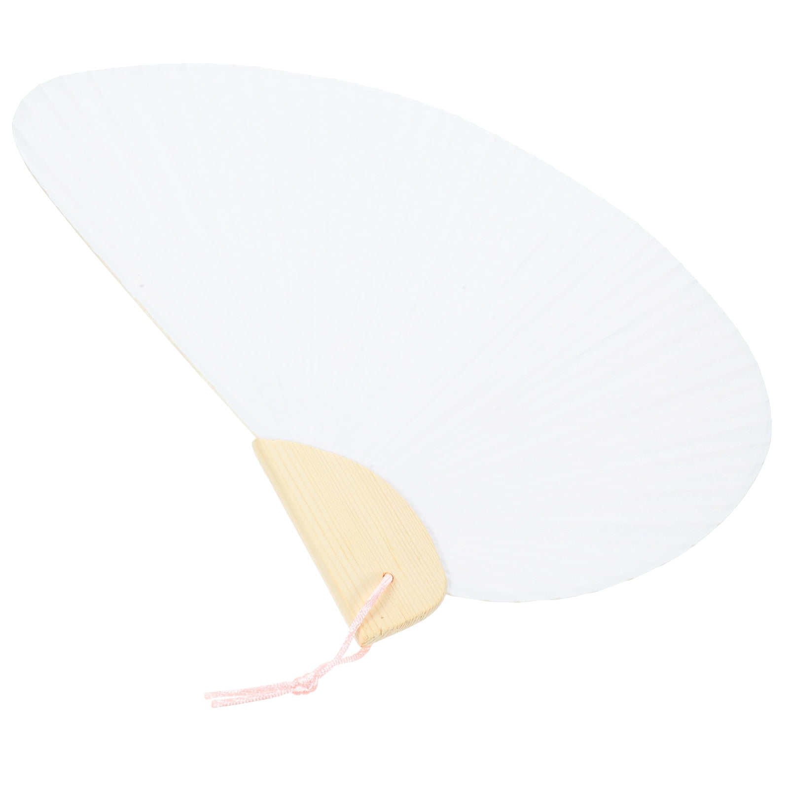 unbranded DIY Blank Paper Fan Blank Decorative Fan Party Painting Fan ...