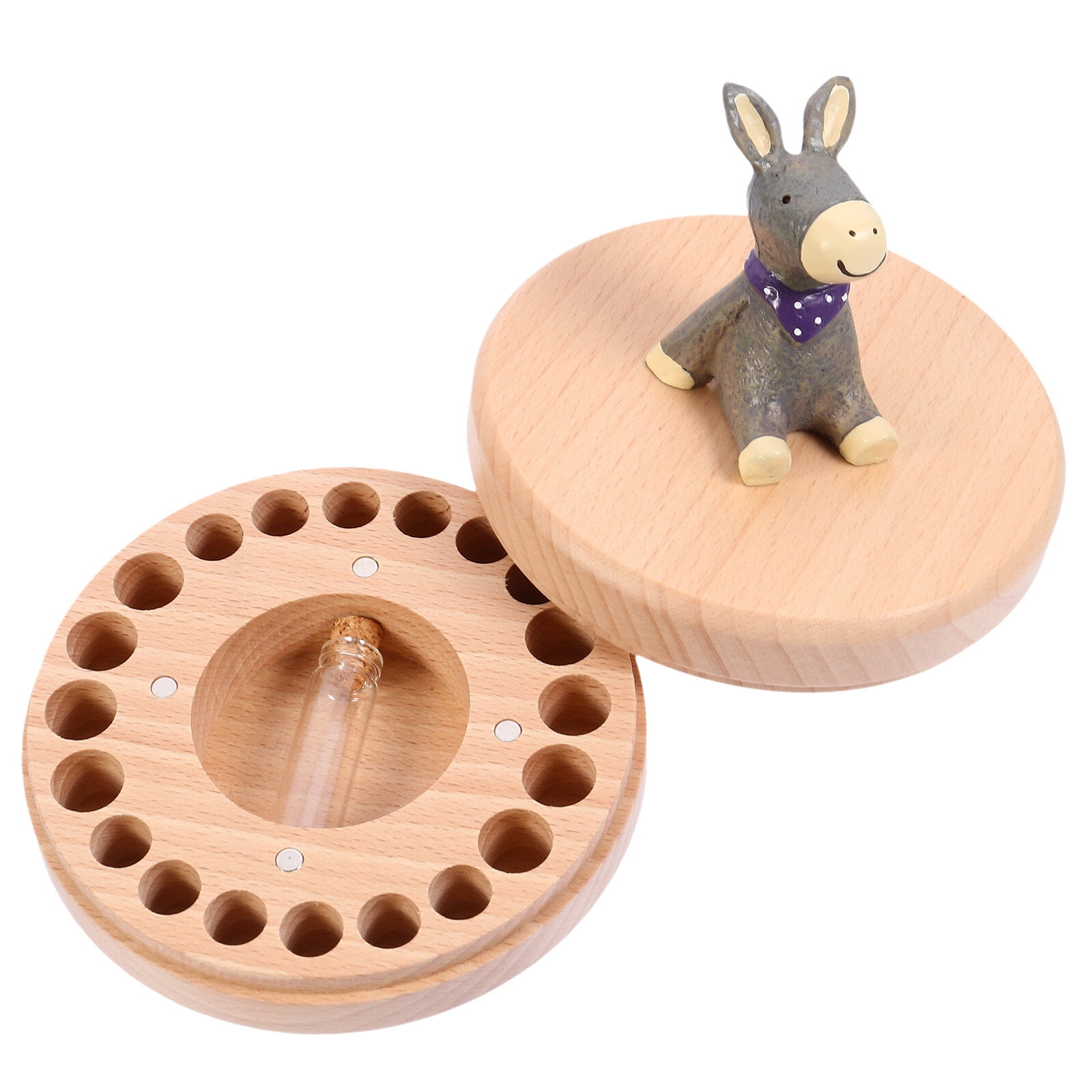 unbranded Deciduous Teeth Memorial Box Baby Organizer Tooth Holders for ...