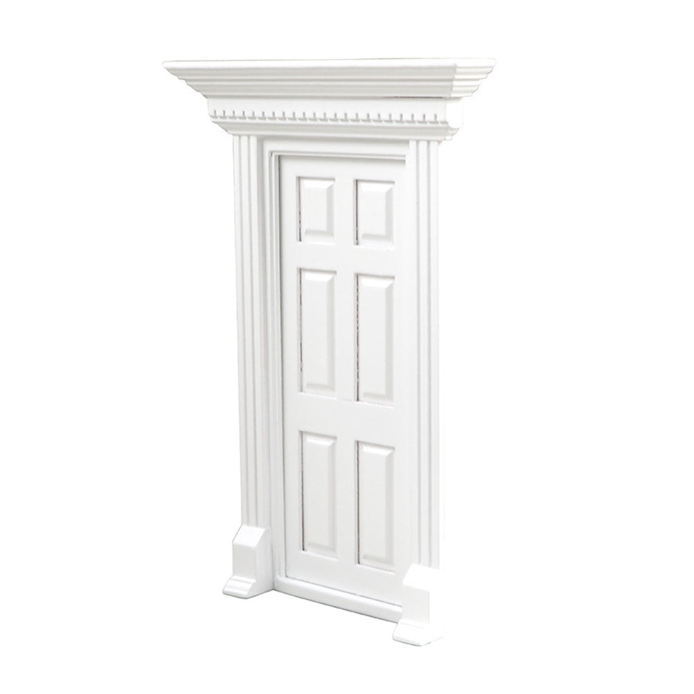unbranded Decorative Mini Door Mini House Doll Door Model Wooden ...