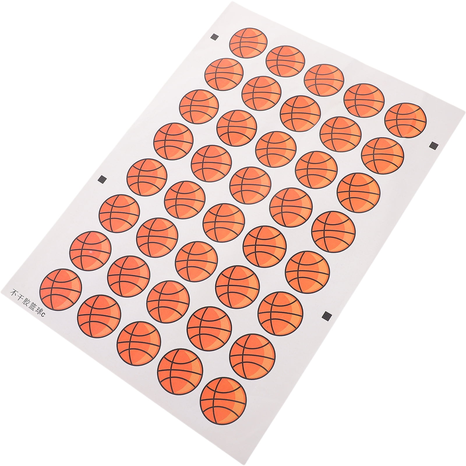 unbranded Decorative Seal Stickers Realistic Basketball - Walmart.com
