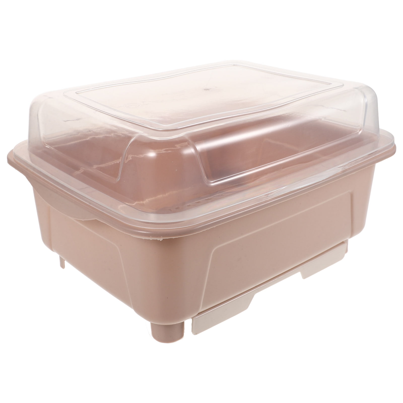 unbranded Dish Drying Rack With Lid Cover Kitchen Dish Rack Dish ...