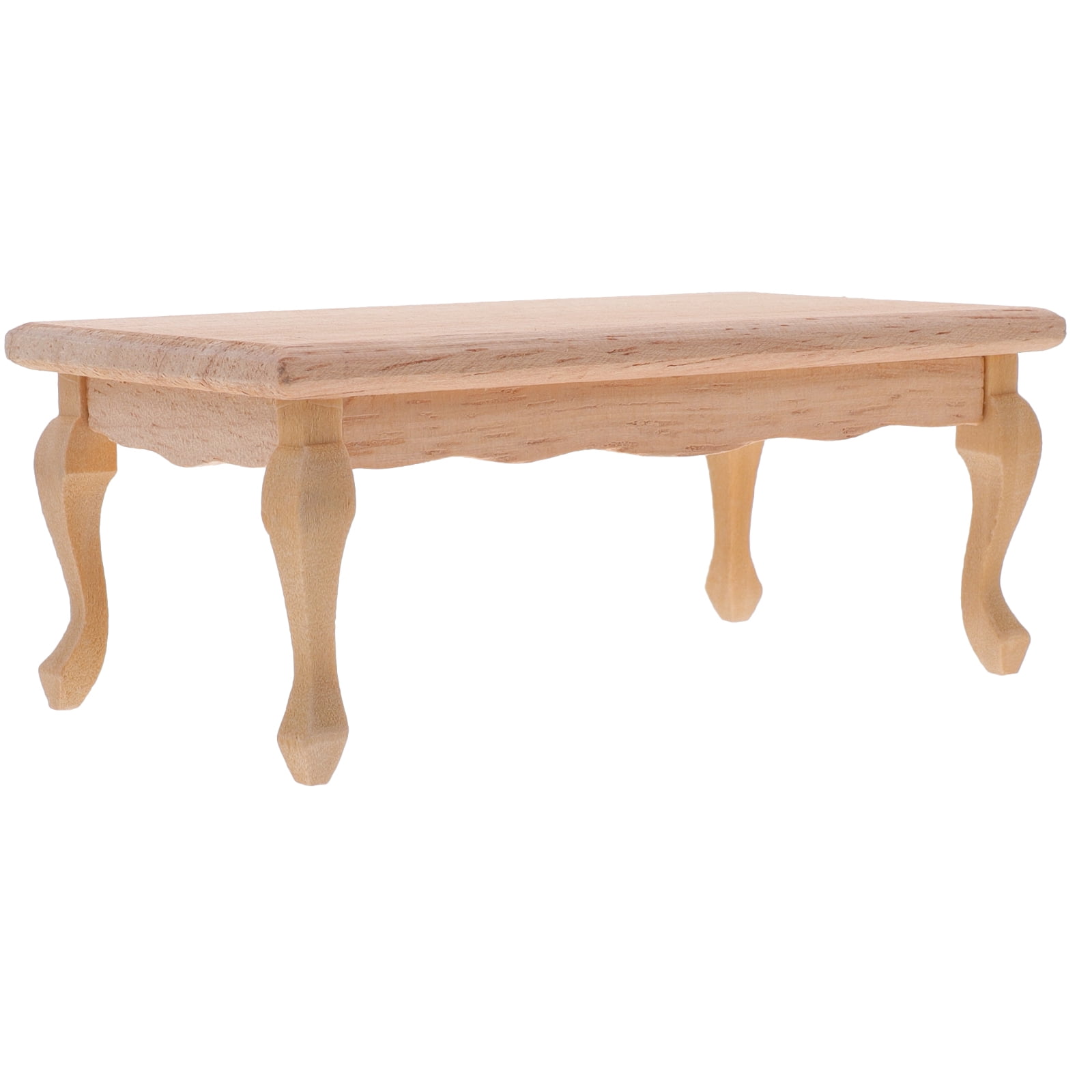 VERDANVERSE Mini House Tea Table Wooden 1Set 4.24X2.20X1.69in - Walmart.com