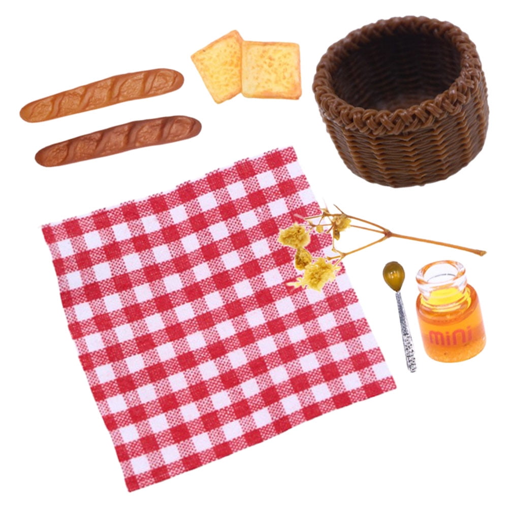 unbranded Doll House Picnic Set Capsules Dollhouse Mini Breakfast ...