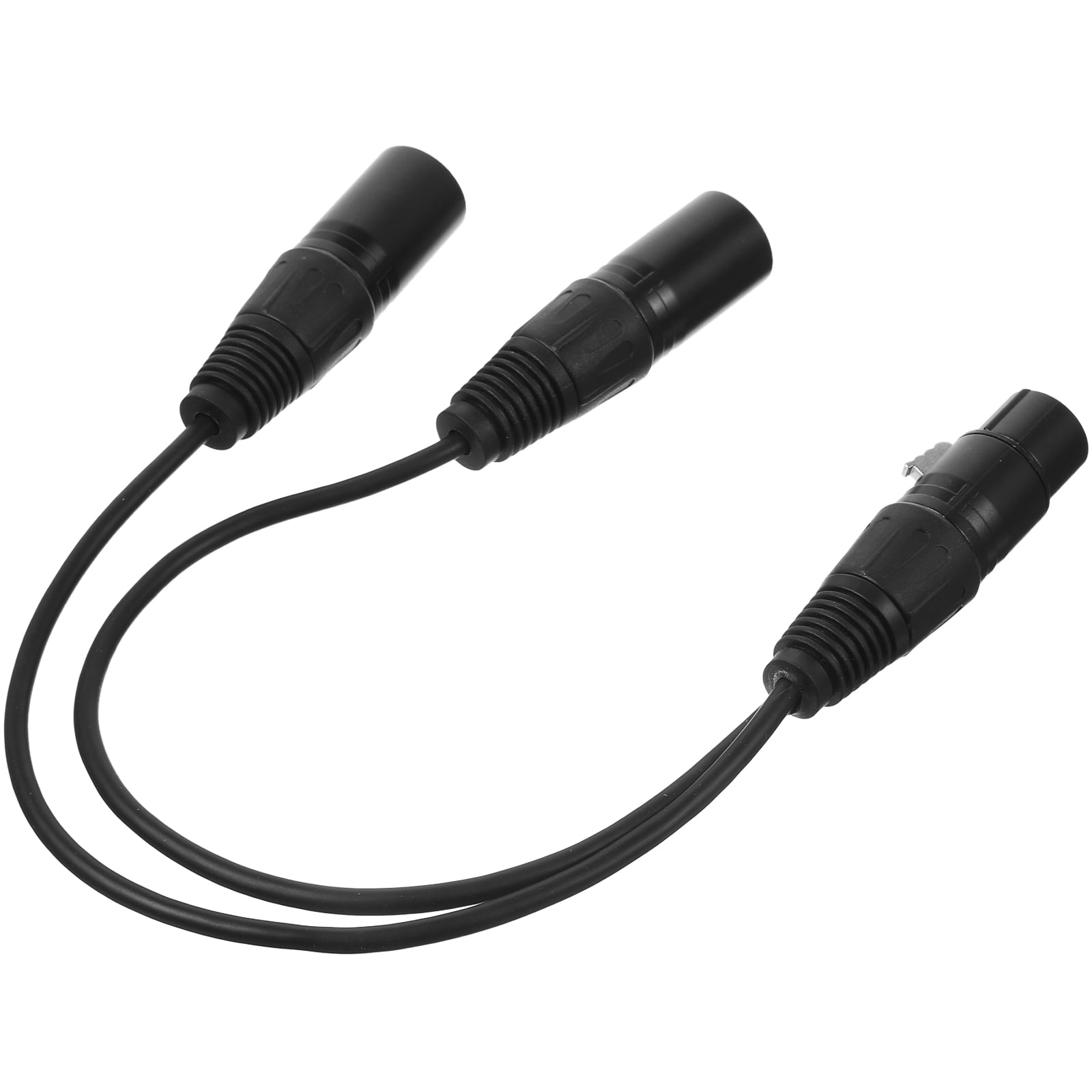 unbranded Double Trs Audio Adapter Cable Y-shaped Cable 34.5x2cm Black ...