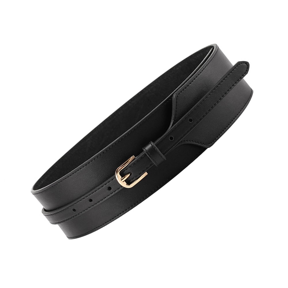 unbranded Dress Belt Wide Belts for Women Black Trousers Casual Pants ...
