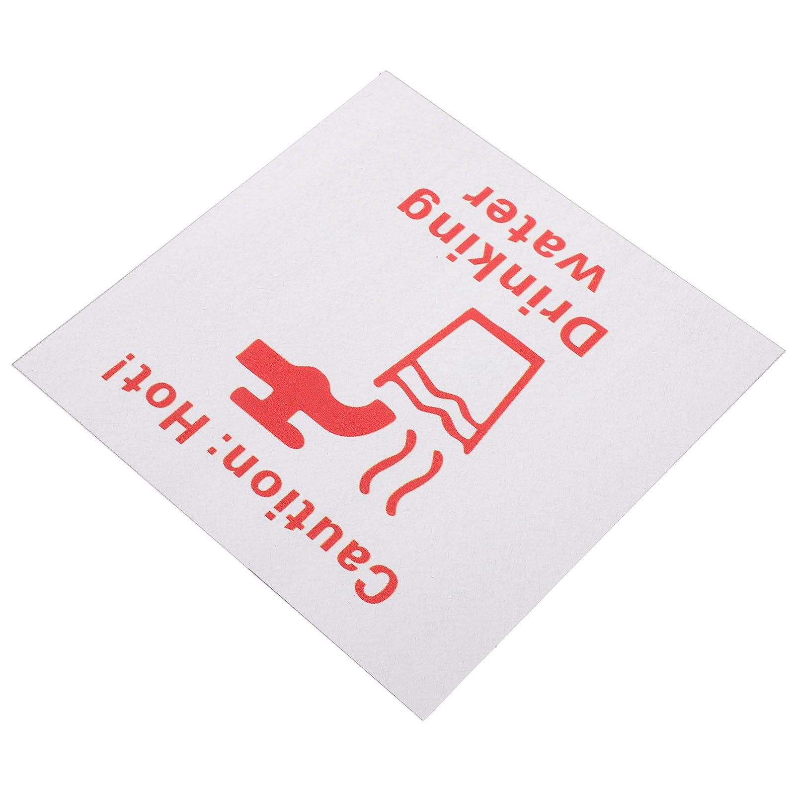 unbranded Drinking Water Safety Signs Fragile Sticker Poster Trough Red ...