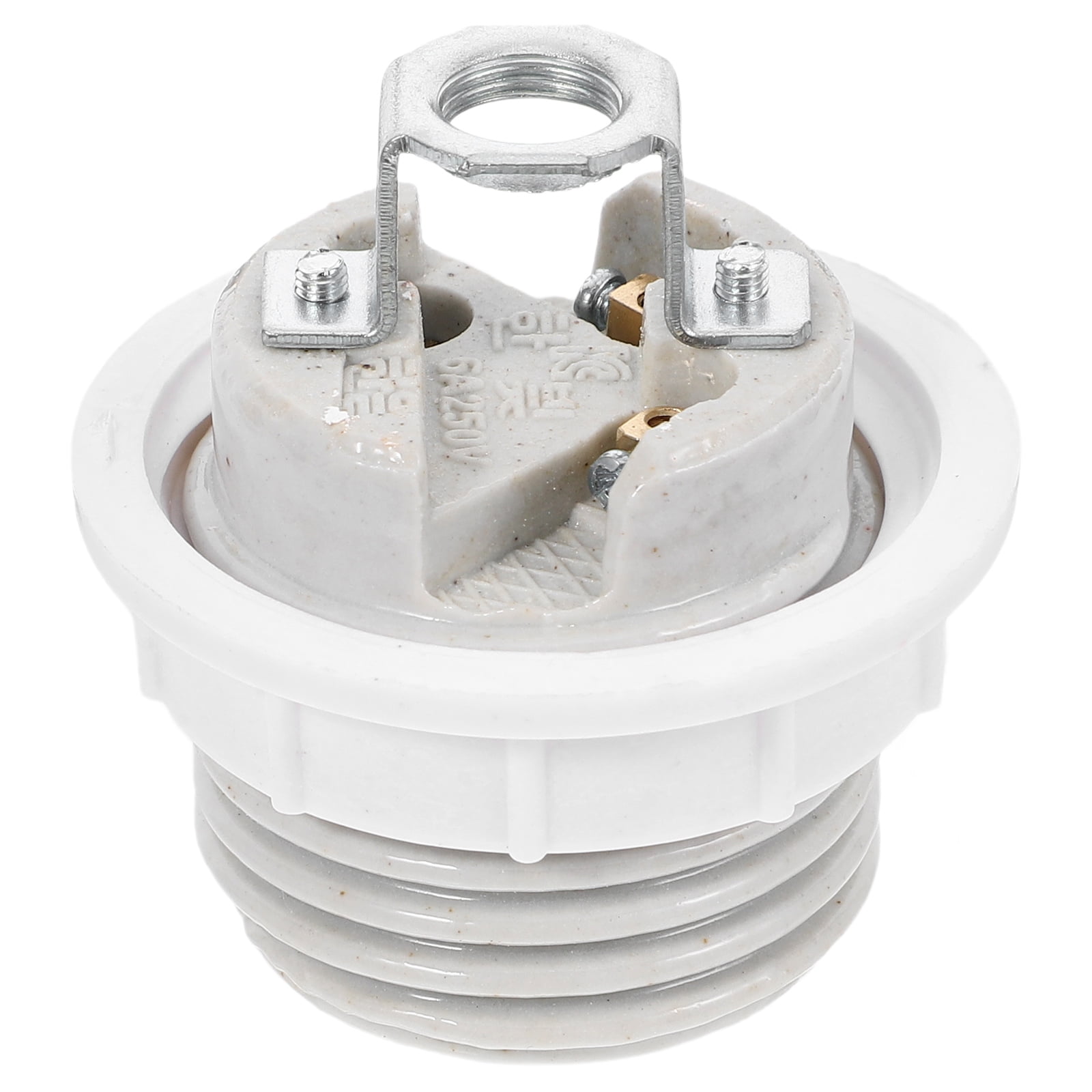 unbranded E27 Ceramic Light Fixture Socket with Shade Rings Screw-in ...