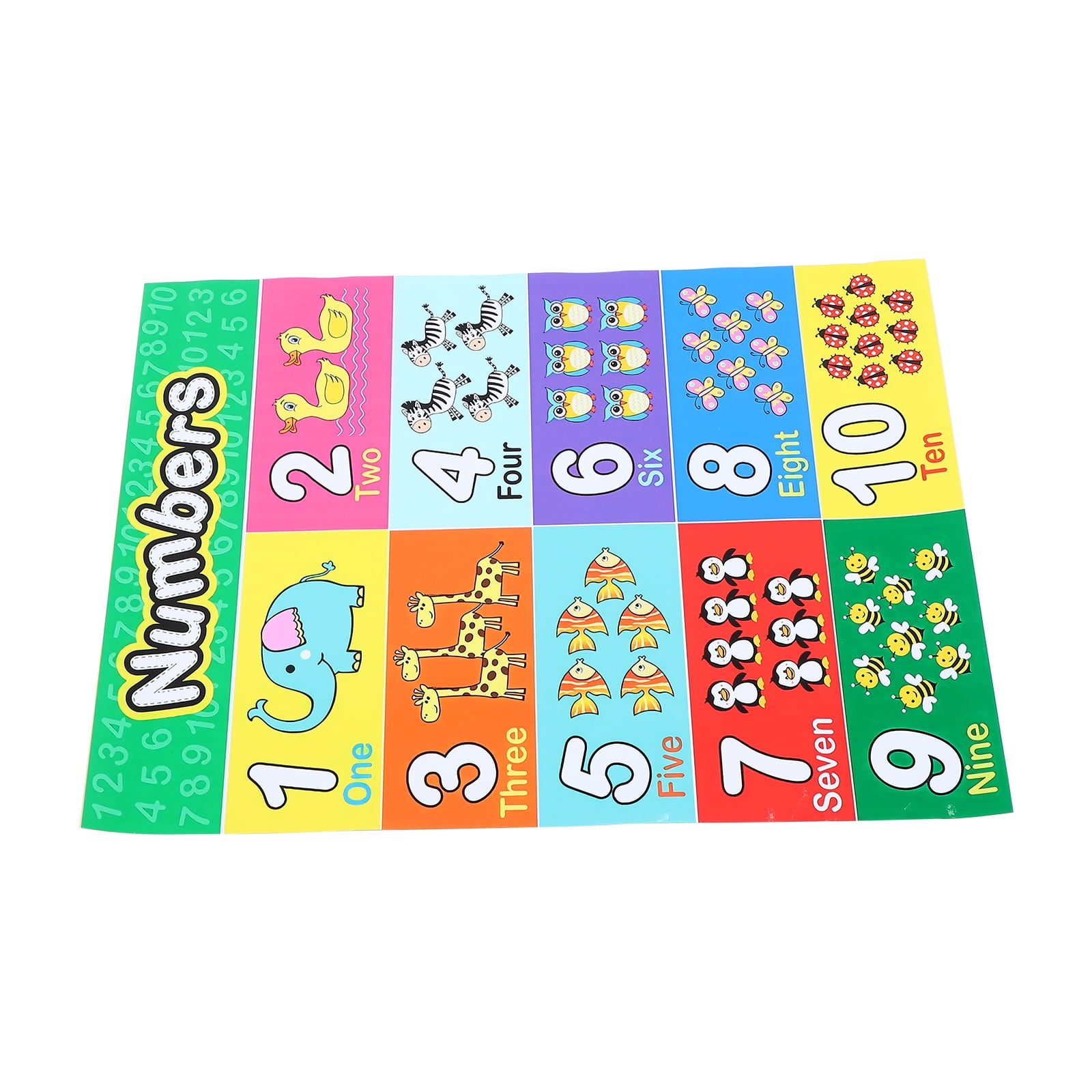 unbranded Educational Hanging Picture Toddler Cartoon Poster Children ...