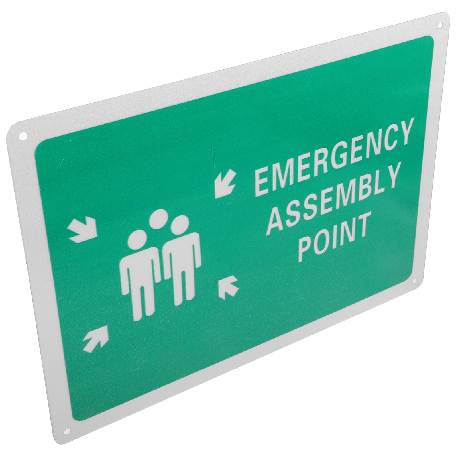unbranded Emergency Assembly Sign Widely-applied Caution Sign Aluminum ...
