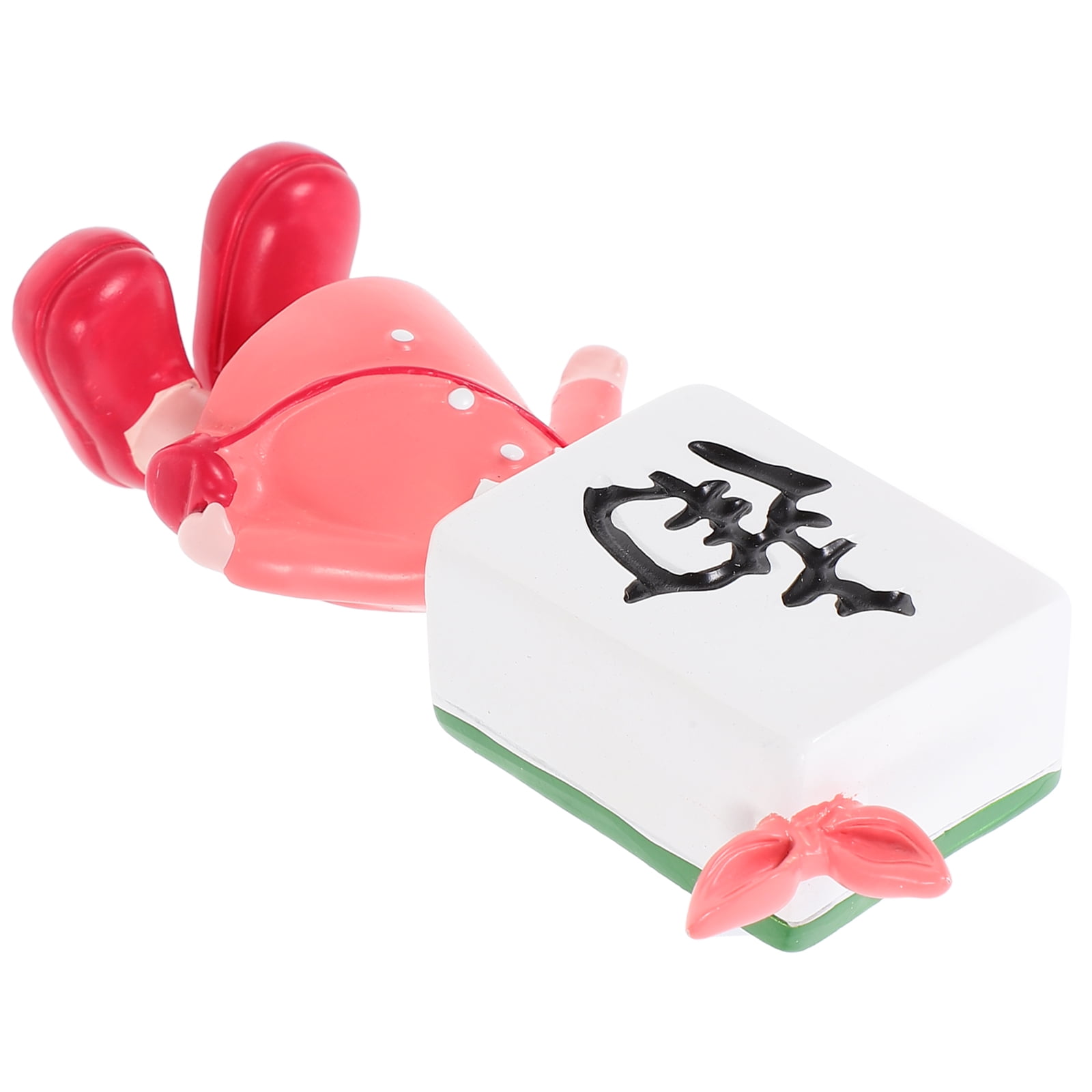unbranded Exquisite Chinese Mahjong Doll Resin Unique Chinese Cultural ...