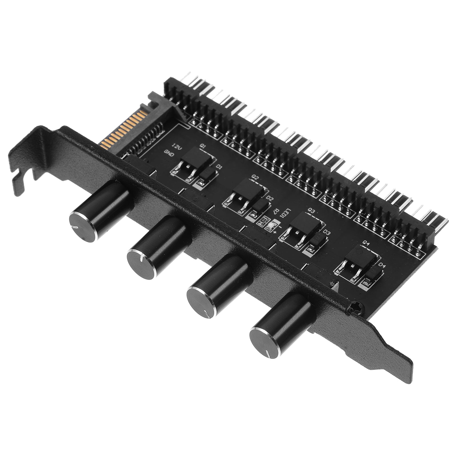 unbranded Fan Controller Pc Cooling Fan Hub Pc Case Hub Adapter ...