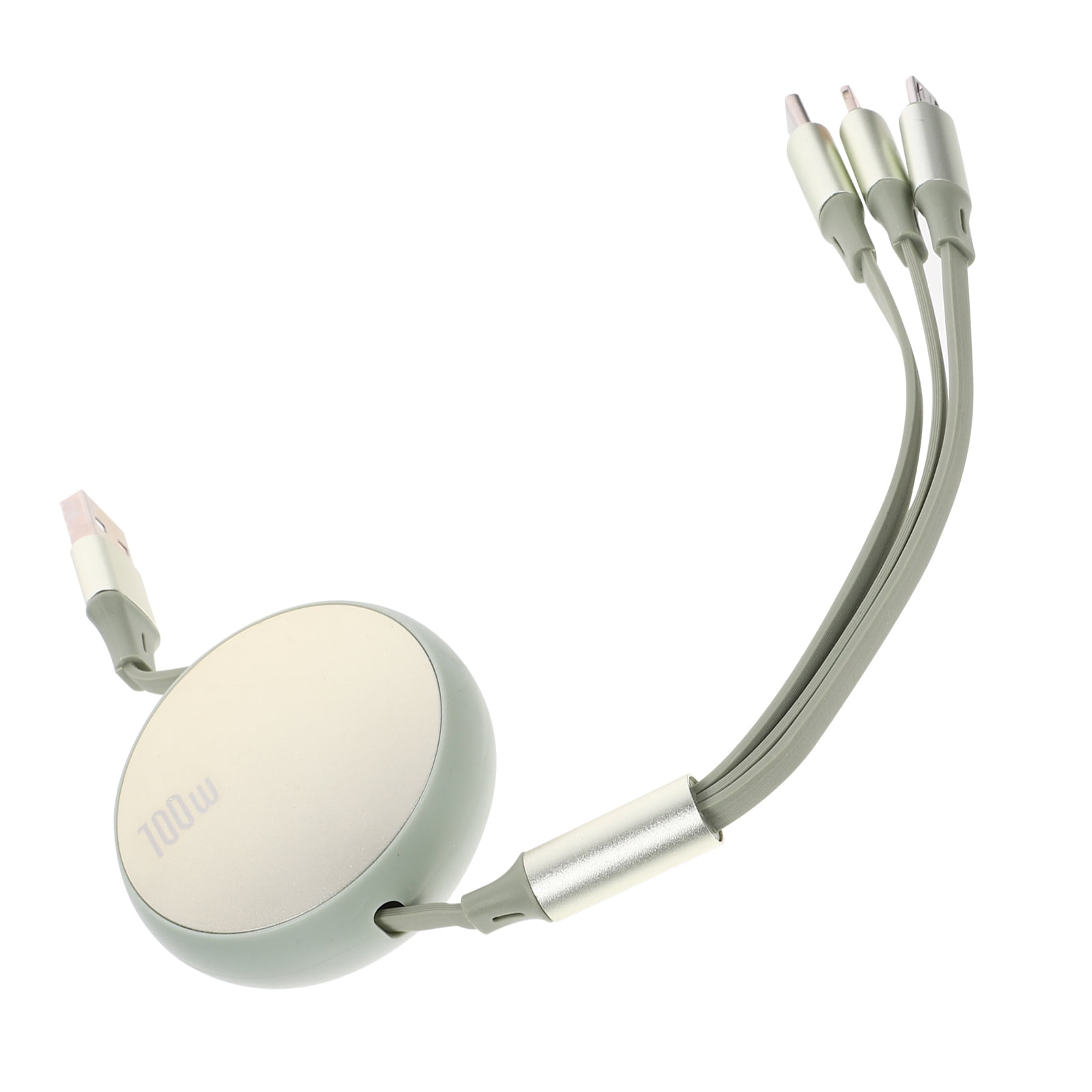 unbranded Fast Cable USB Portable Retractable Data Line Green Charging ...