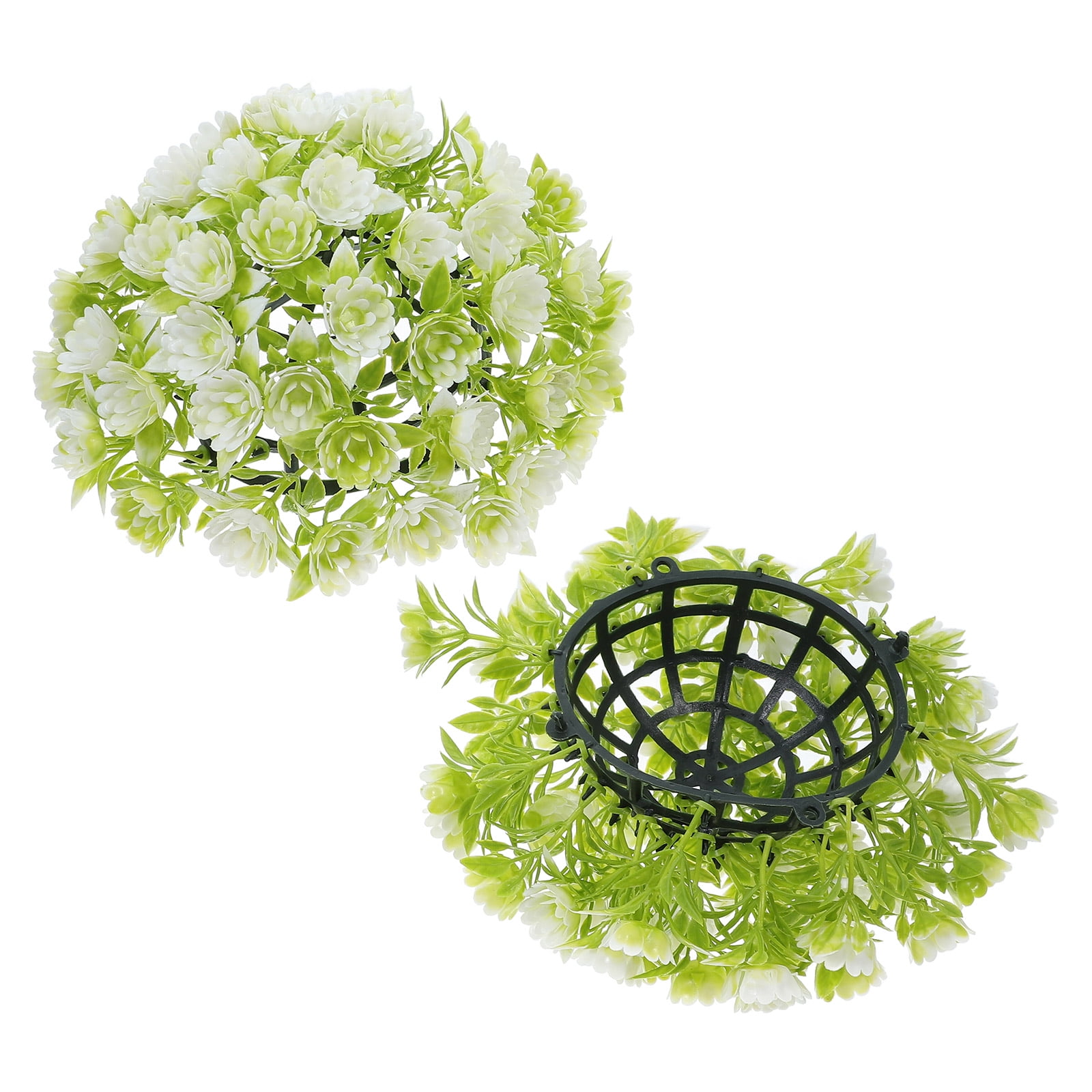 unbranded Faux Flower Ball 20cm Artificial Plant Topiary Ball Spheres ...