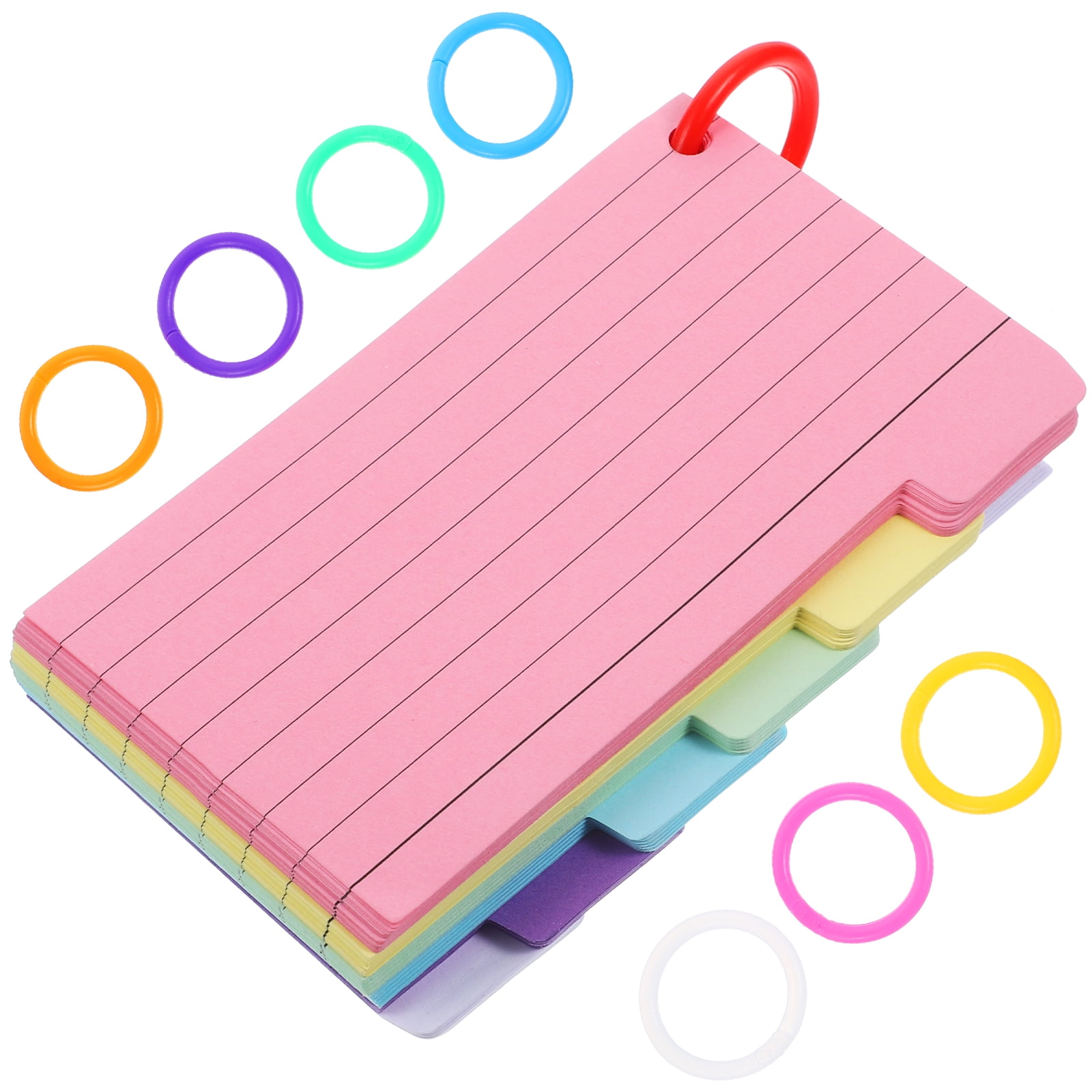 unbranded Flashcards Six- Note Pad Index Learning Office Paper Student ...