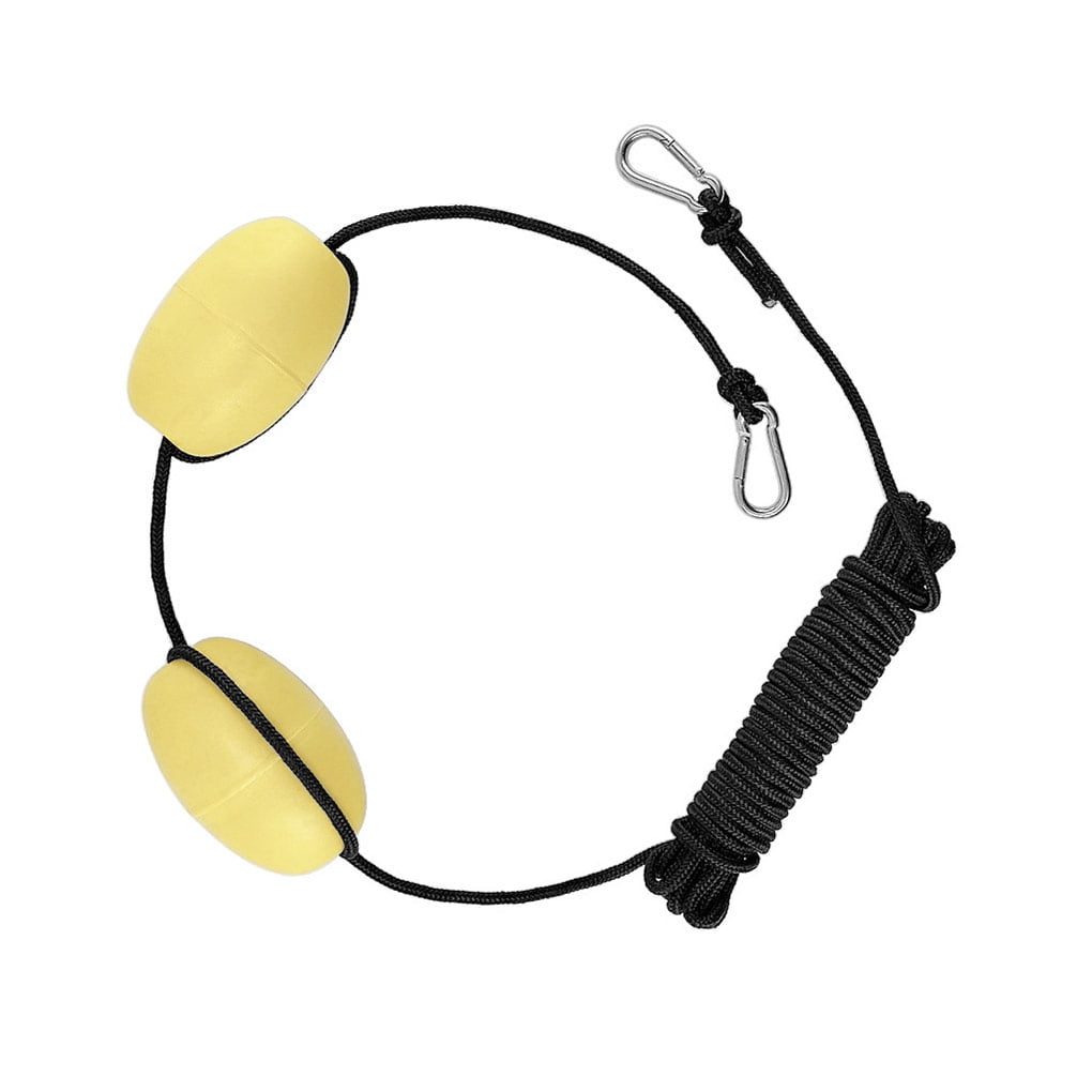 chidgrass Floats Boating Kayak Tow Rope Throw Buoy with Dual Balls End ...