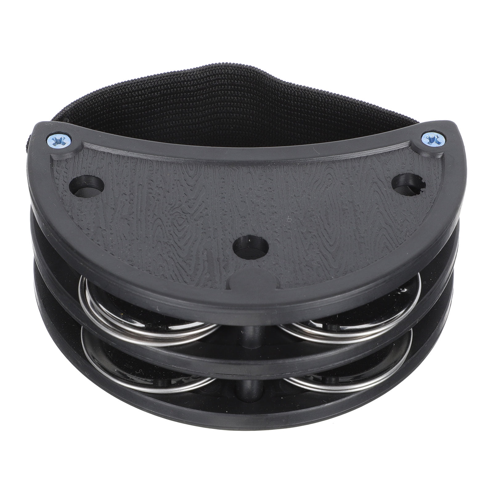unbranded Foot Bell Instrument Tambourin Tambourine Half Moon Holes ...