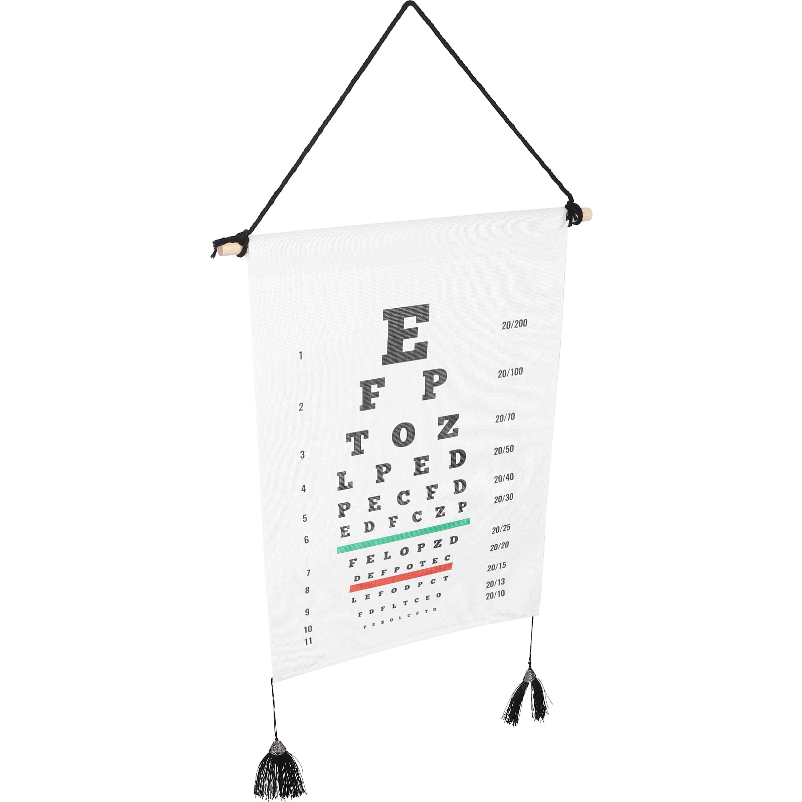 unbranded Frame Visual Testing Chart Standard Visual Eye Test Chart for ...