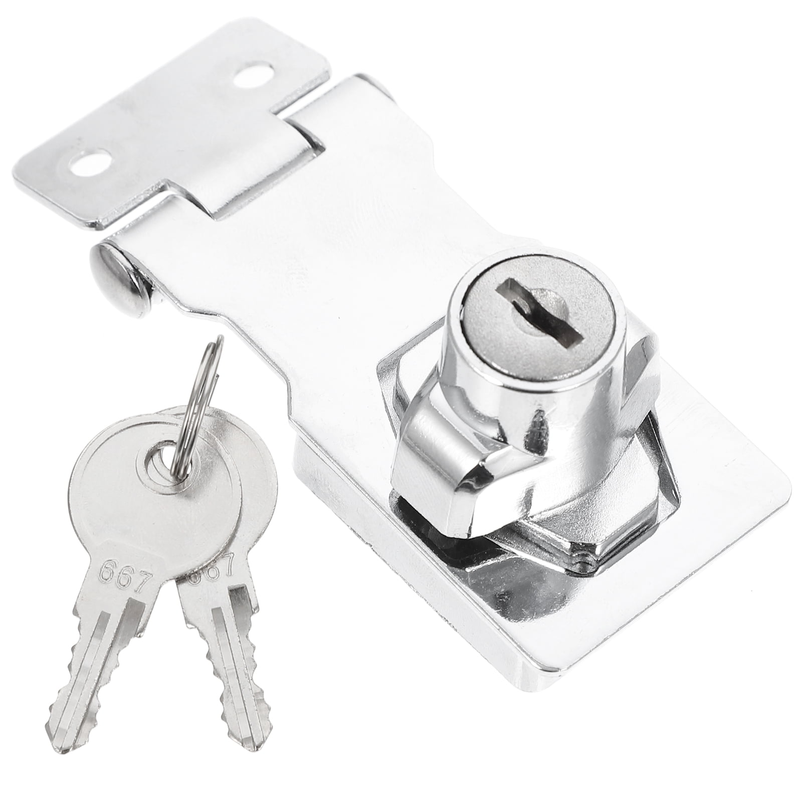 unbranded Furniture Latch Display Showcase Lock Jam Key Pantry Silver ...