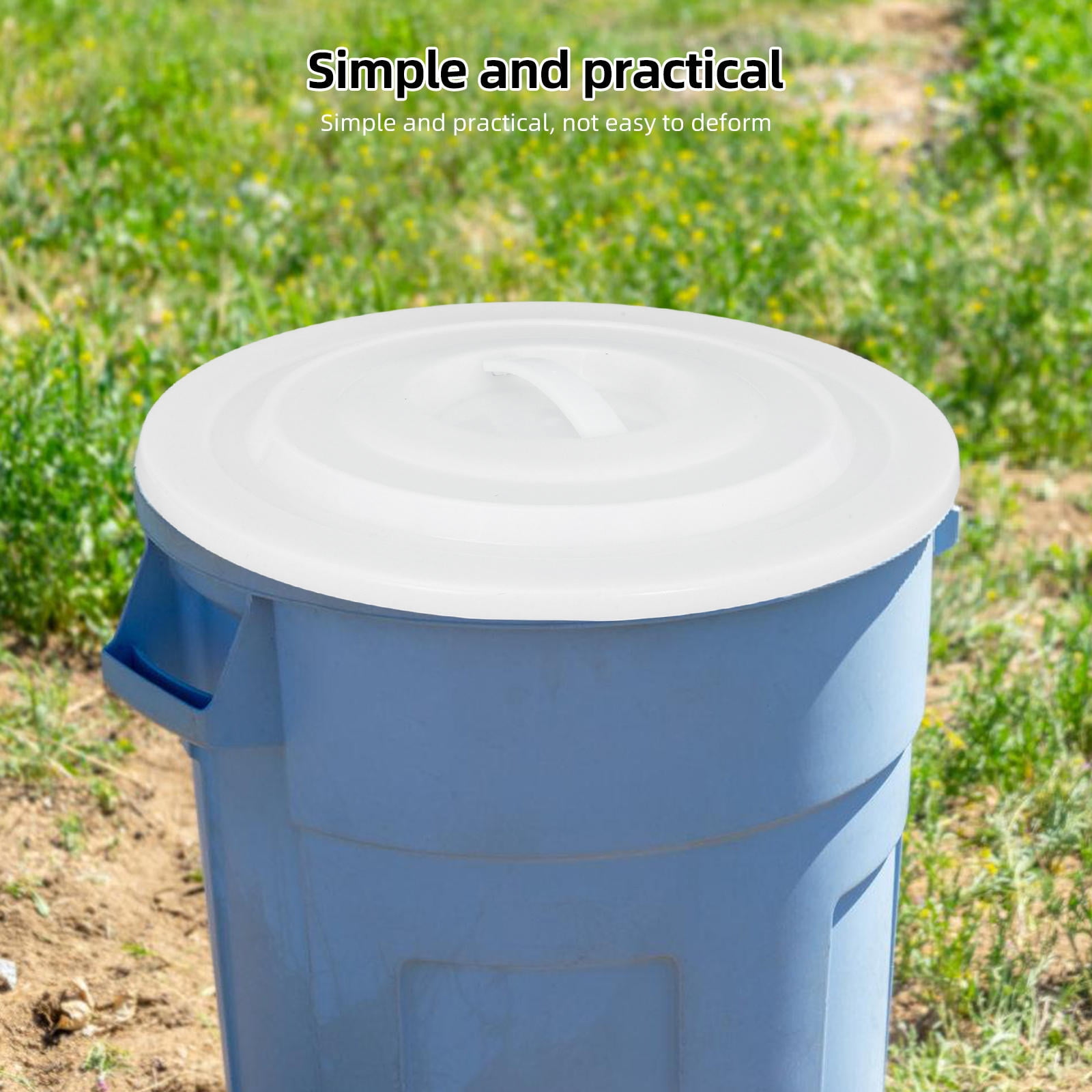 unbranded Garbage Can Lid Replacement Trash Bin Cover With Advanced ...