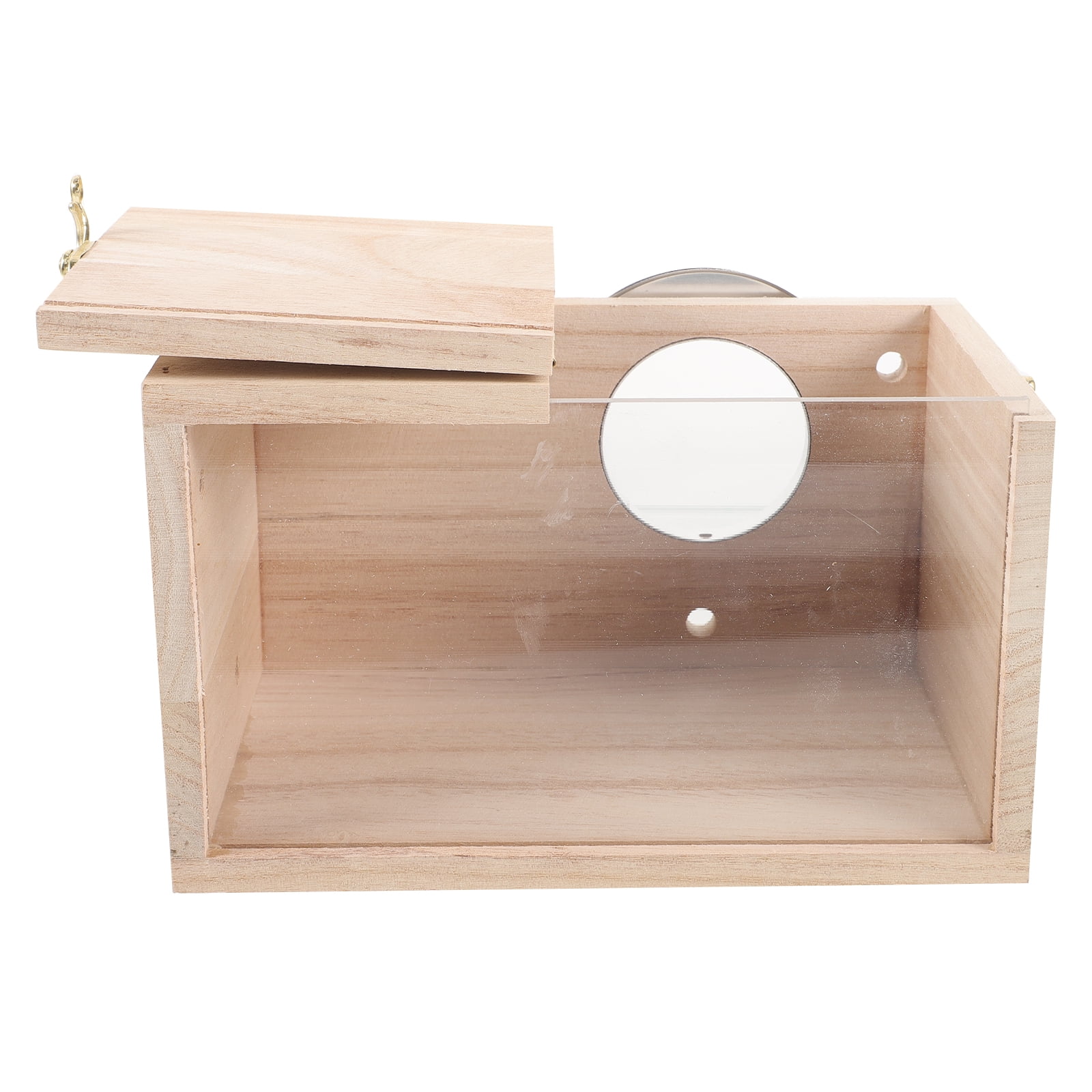 unbranded Garden Parakeet Nesting Box Wooden Cockatiel Nesting House ...